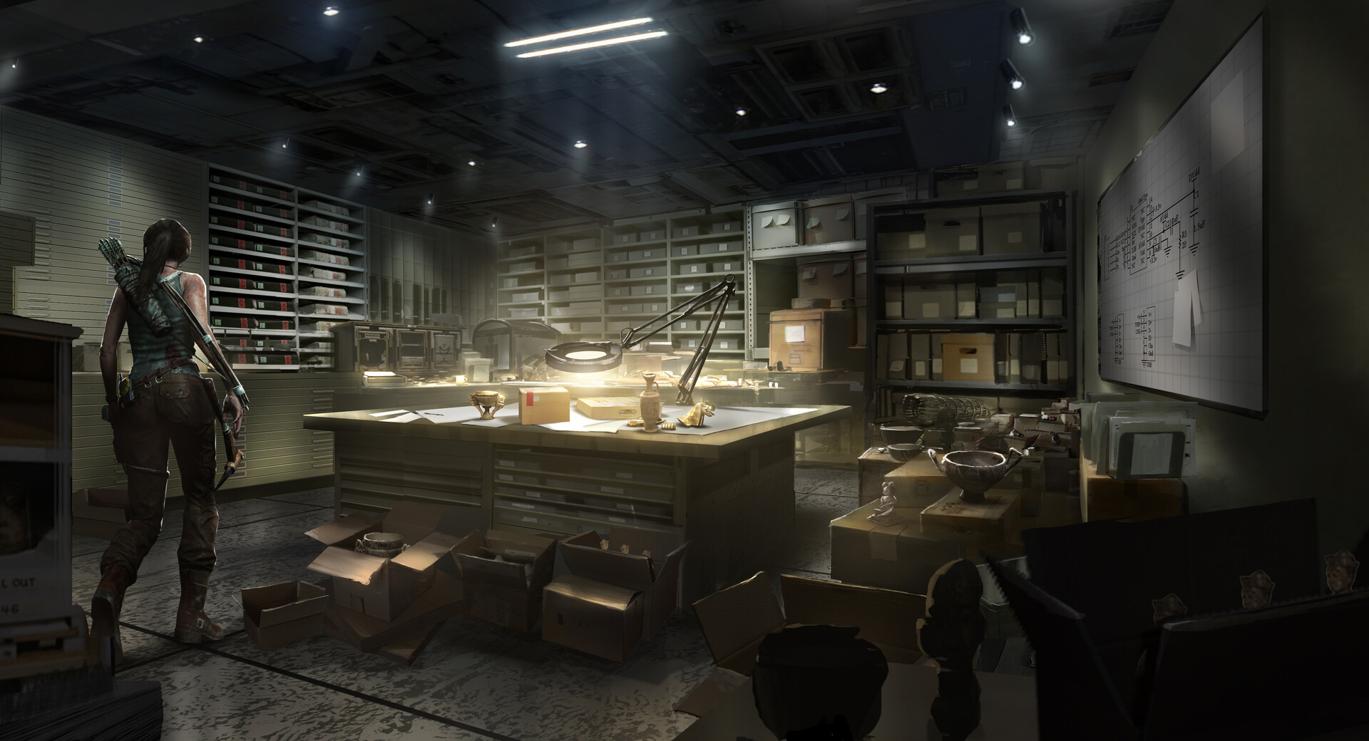 Tomb Raider interior design by Scribble Pad Studios : r/ImaginaryInteriors