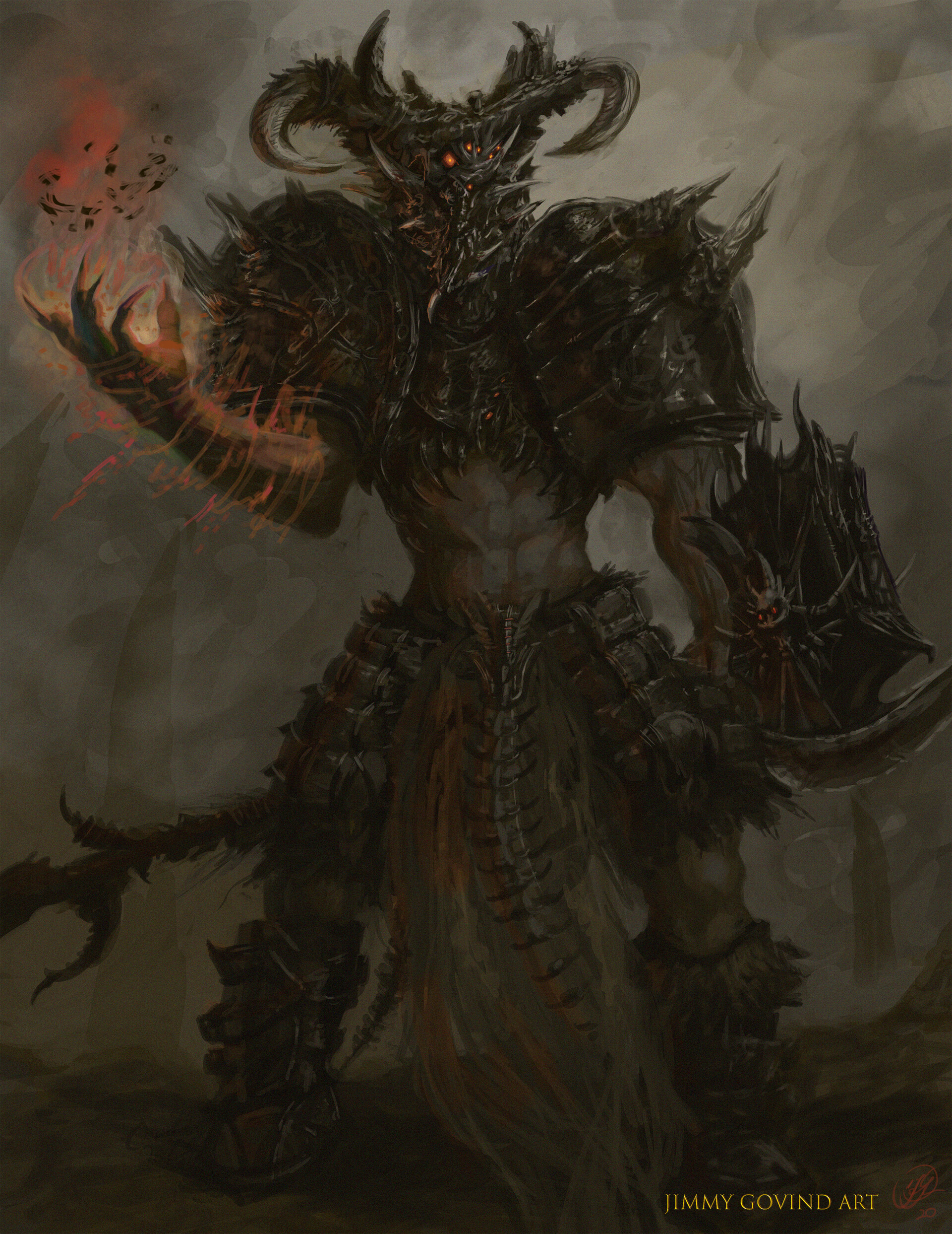 ArtStation - Dark Knight Sketch 01