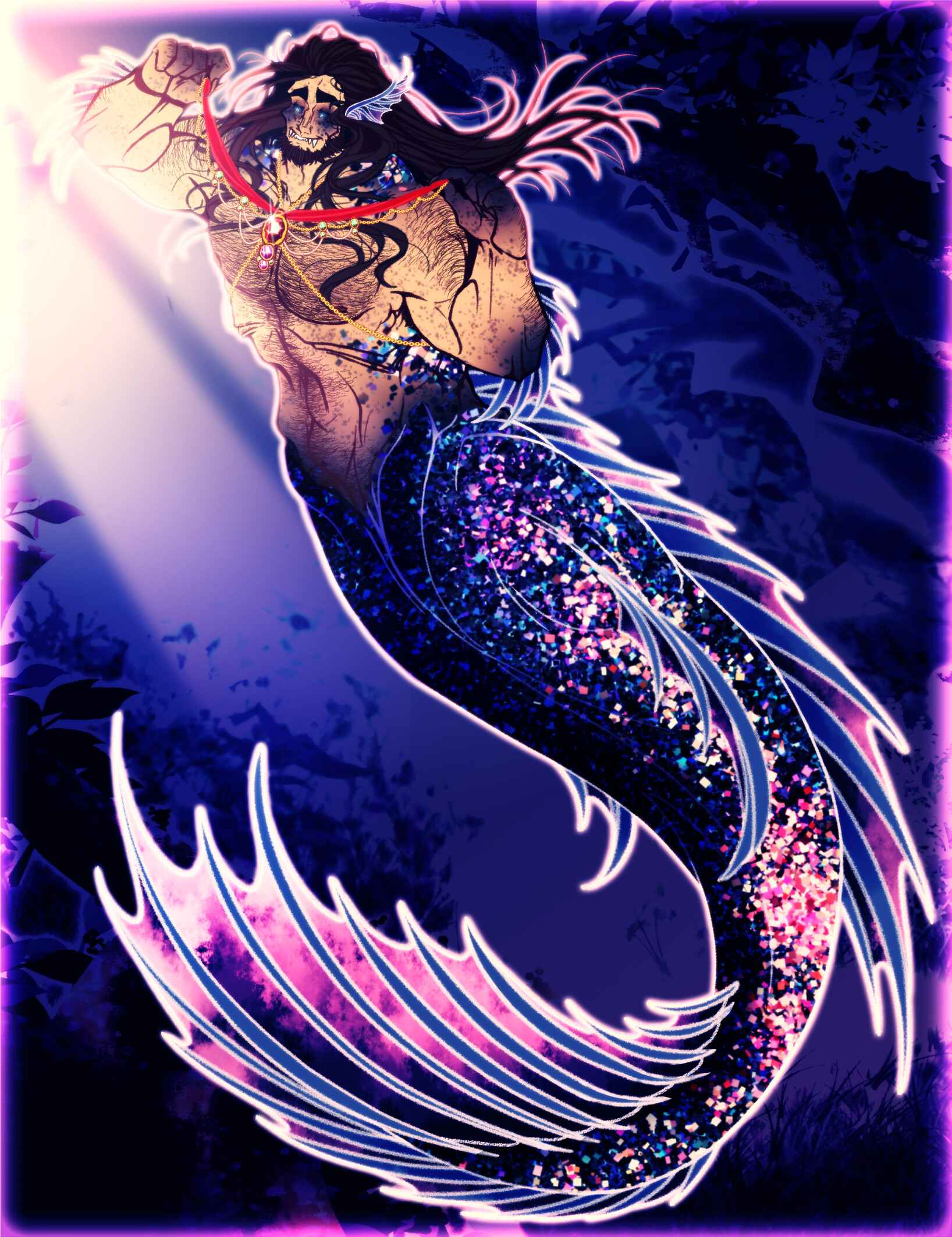 ArtStation - Happy merman