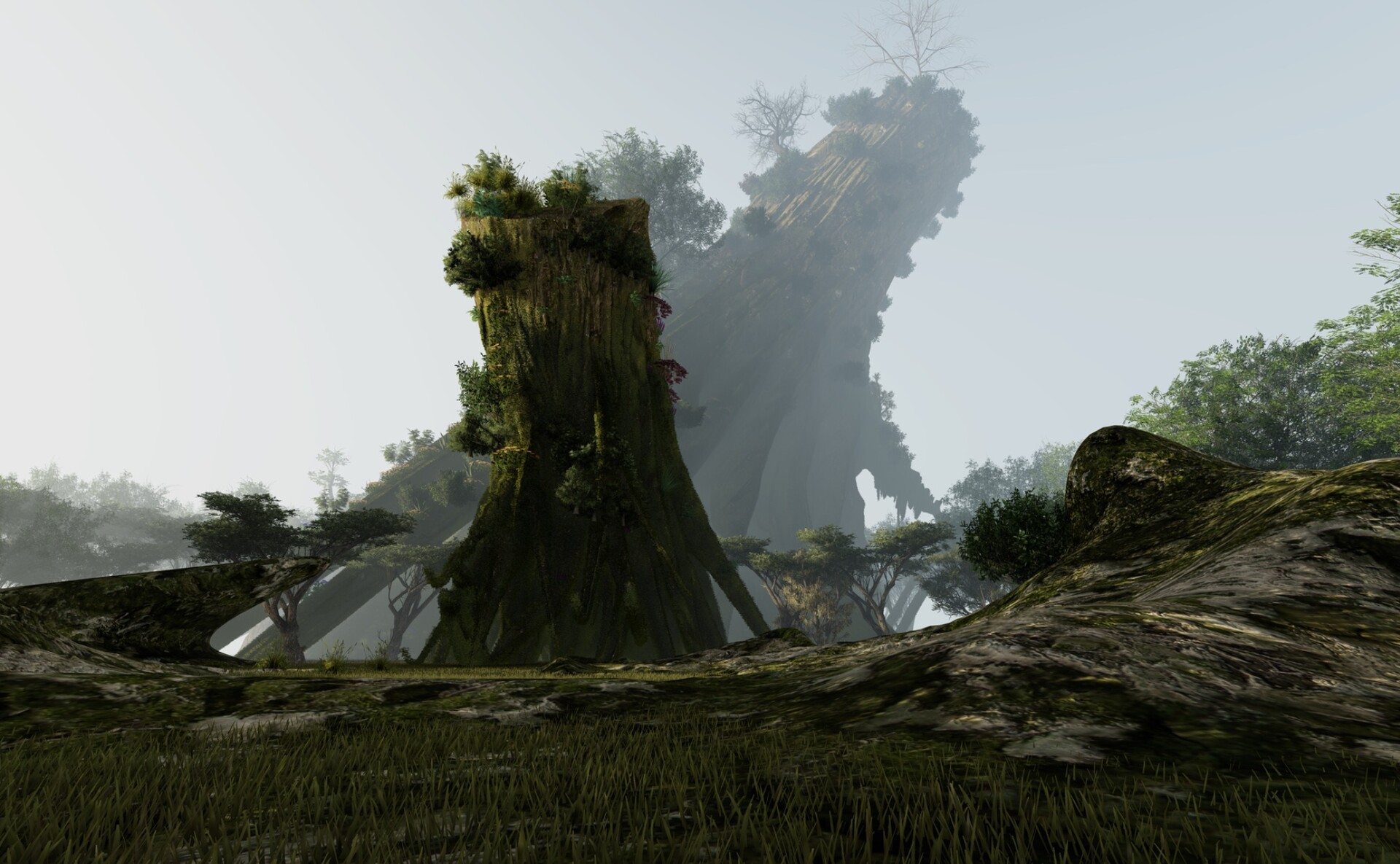 ArtStation - Giant Trees Landscape