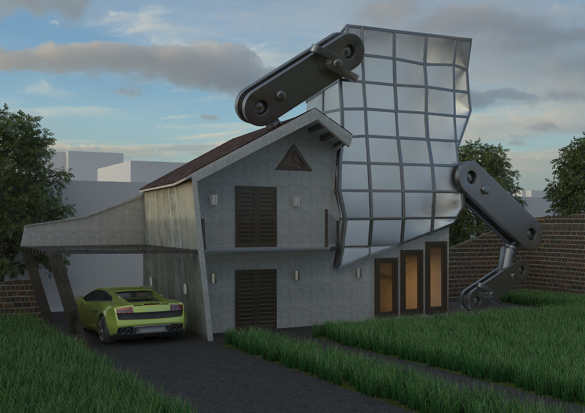 ArtStation - Project 03: Sci-Fi Looking House