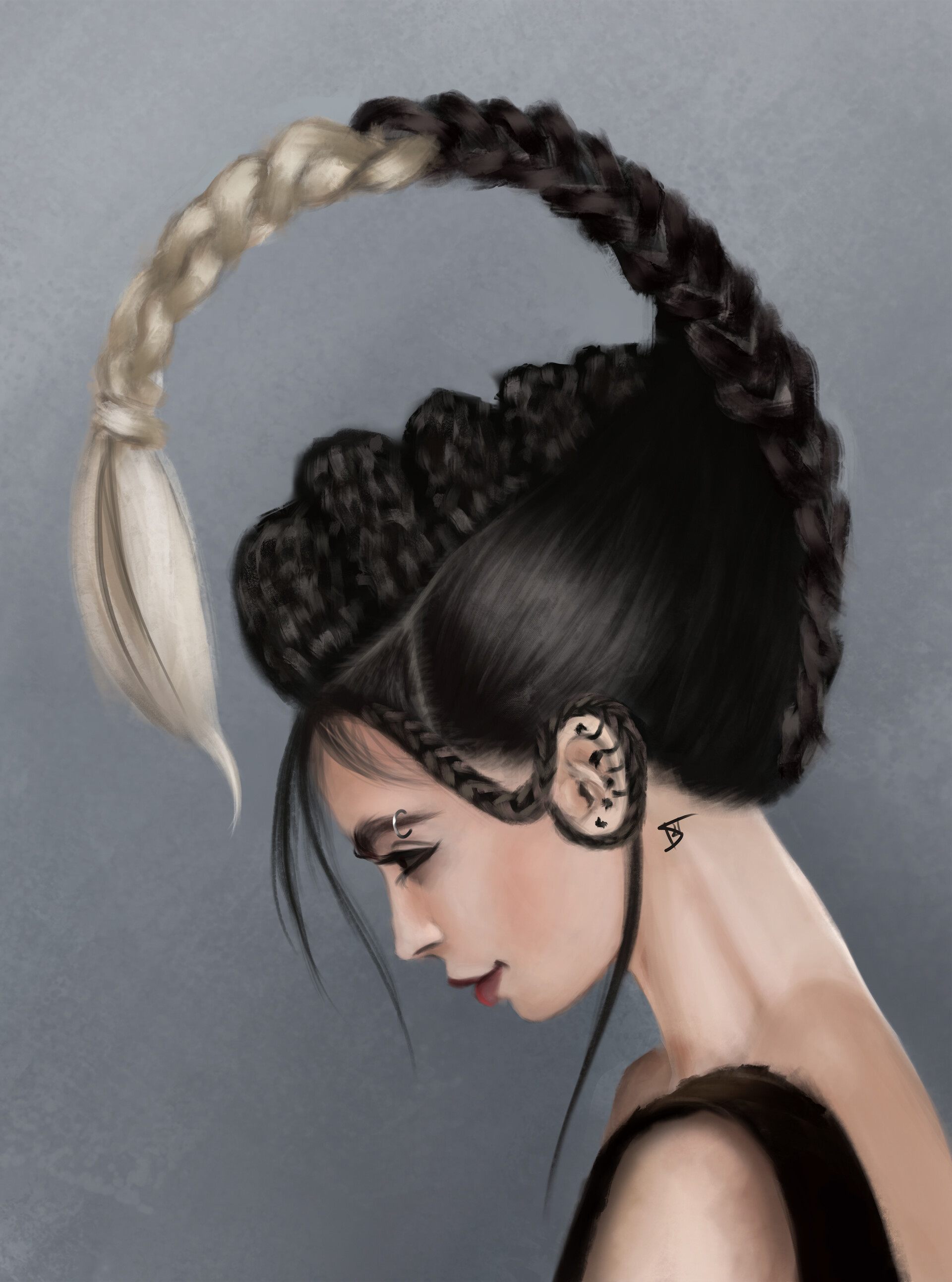 ArtStation - Hair art style