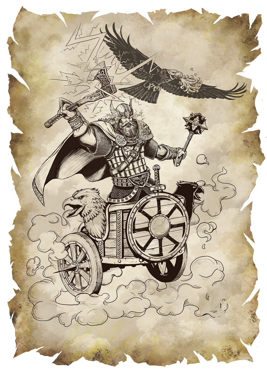 ArtStation - Slavic god Perun