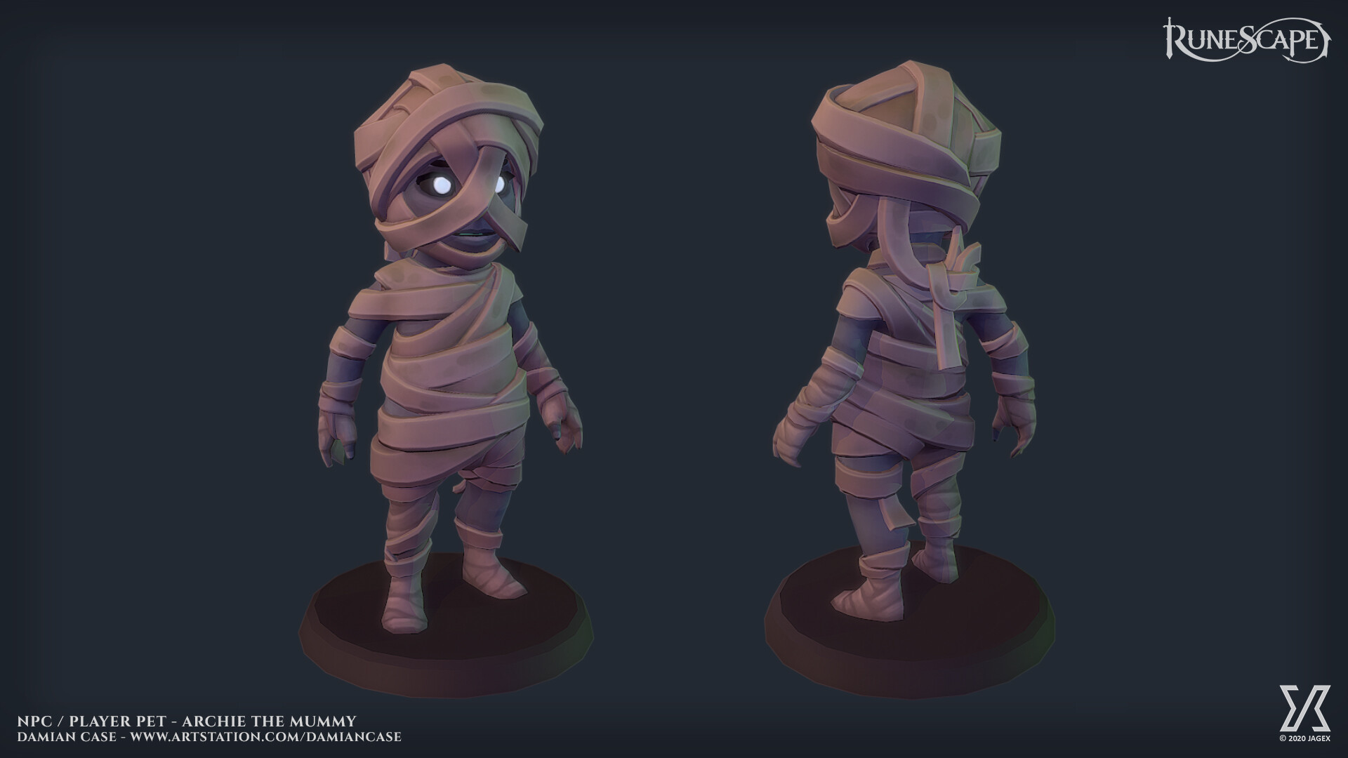 Damian Case - Runescape: Archaeology : Archie the skill pet