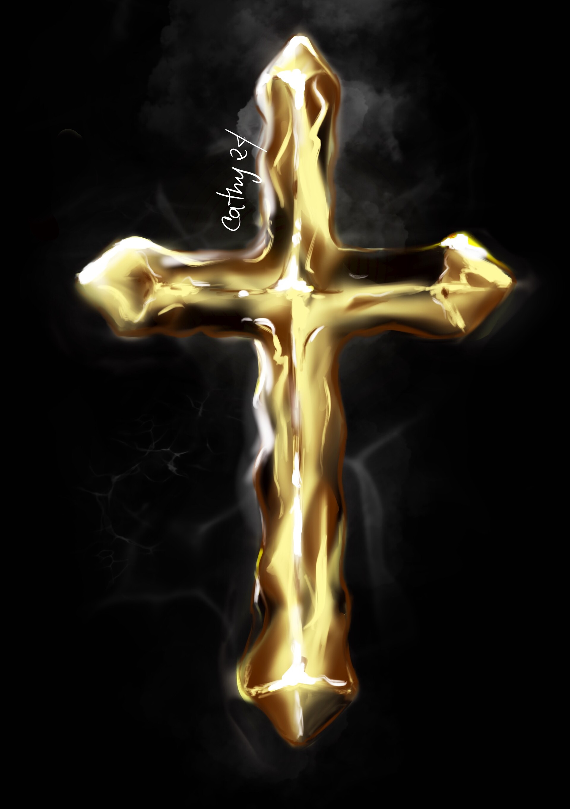 ArtStation - Gold Cross