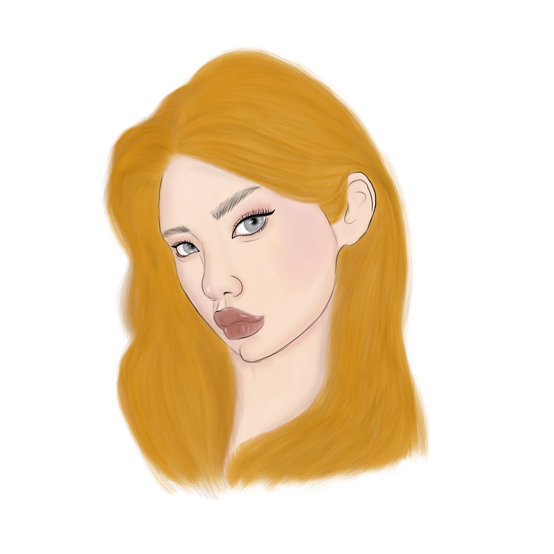 ArtStation - Girl face