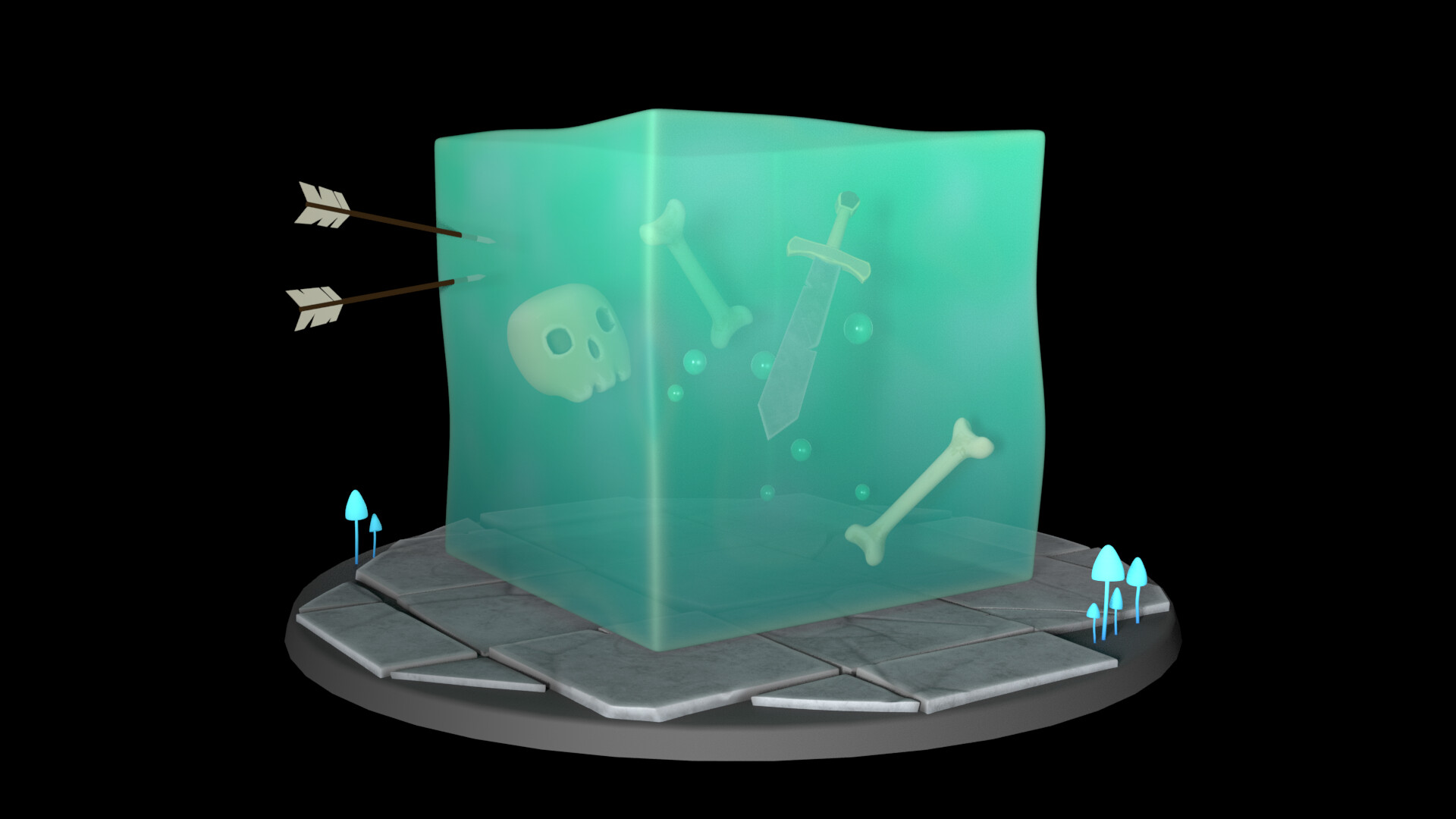 ArtStation - Gelatinous Cube