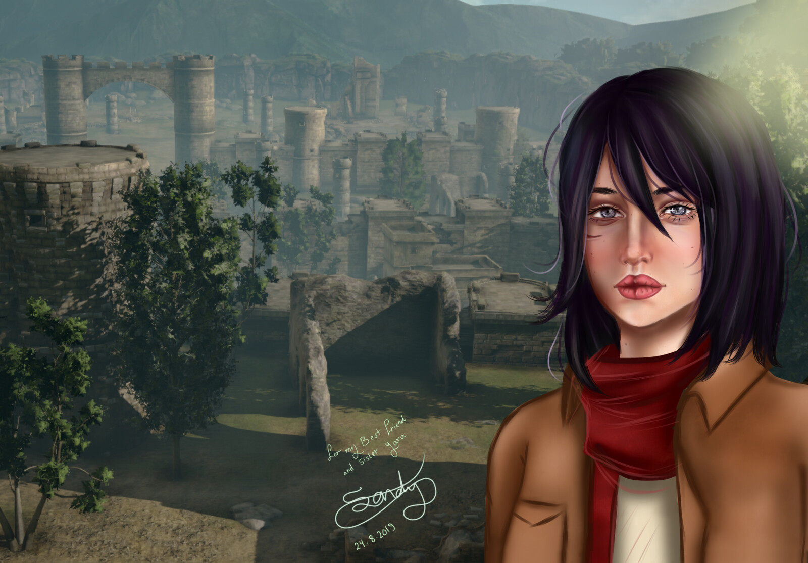 Sandy M.Khalil - Mikasa Ackerman