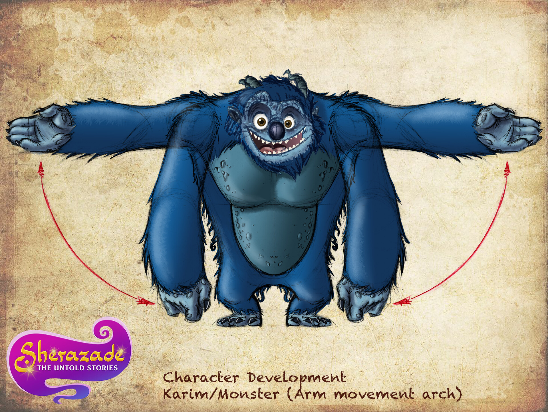 Manolo Trujillo - "Karim Monster" Character Development (for Hahn Film AG)