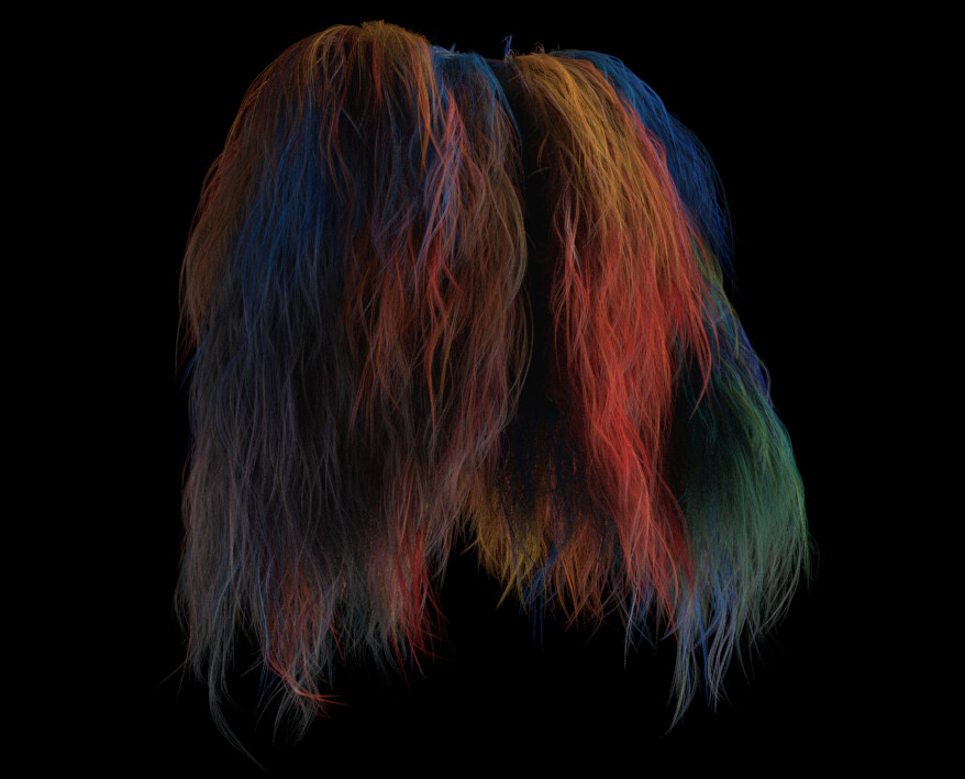 ArtStation - Fur Coat - Simulation Testing