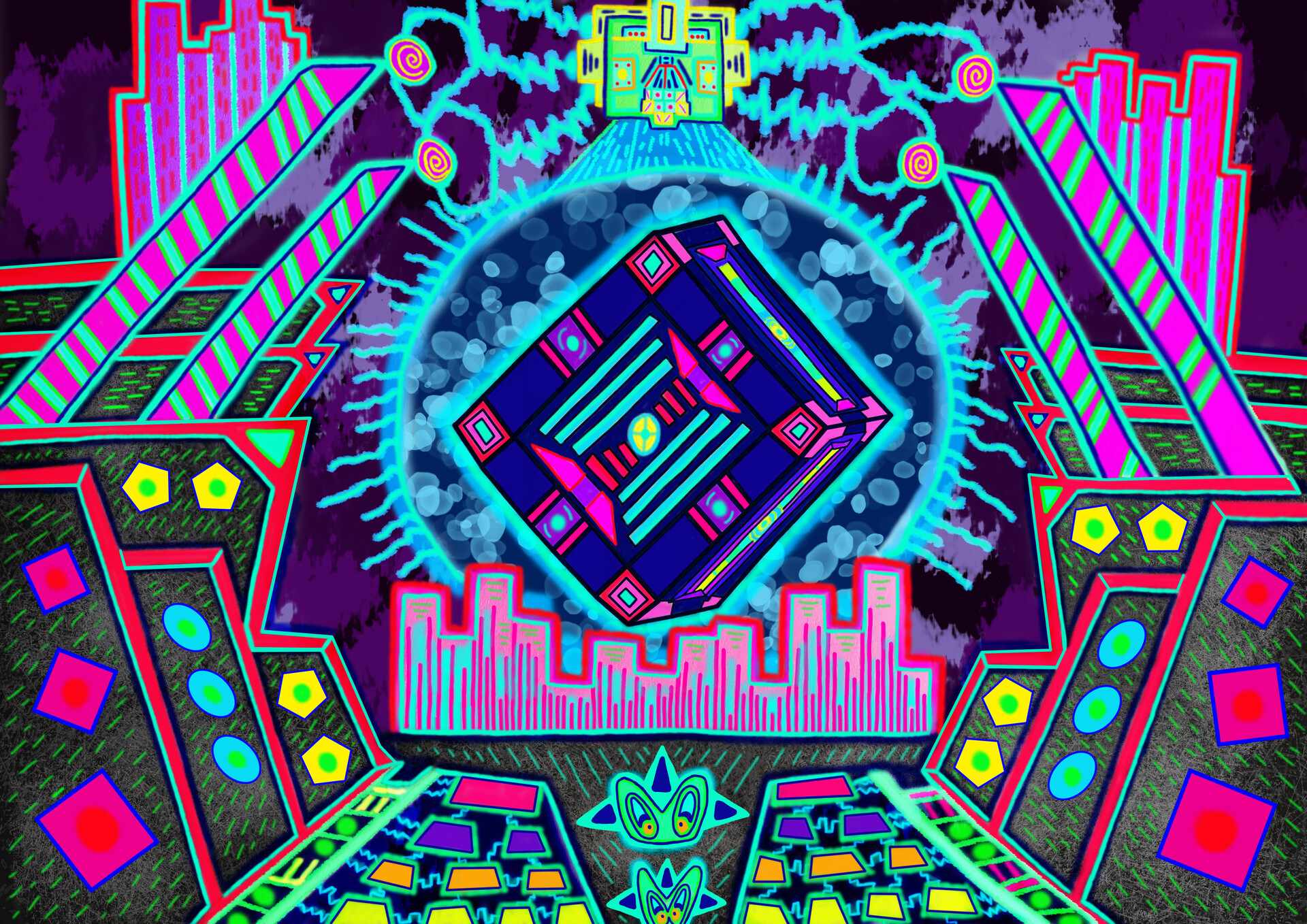 ArtStation - Monolith Cube Of Darkmatter