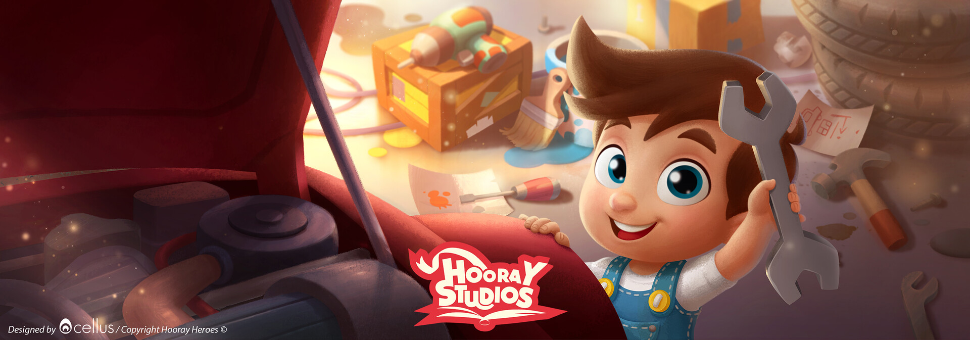 ArtStation - Hooray heroes "Daddy and Child"