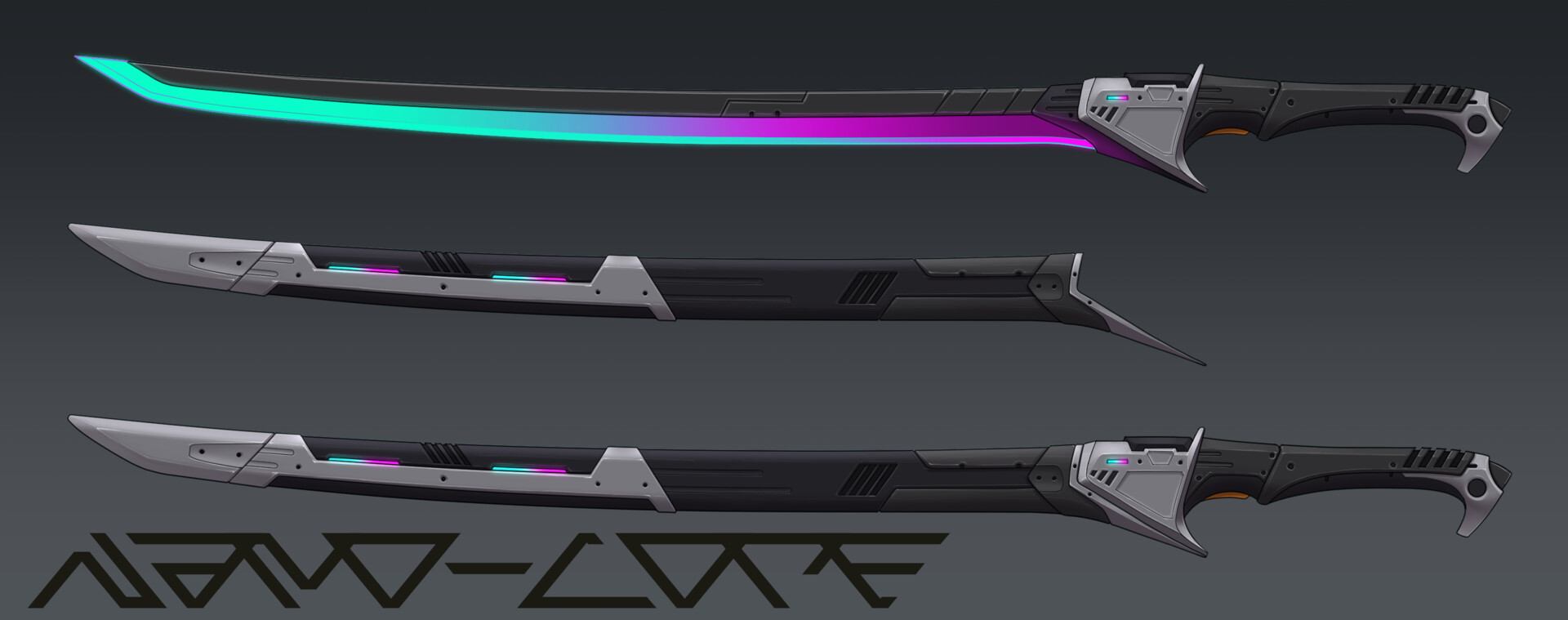 ArtStation - Sci Fi Katana