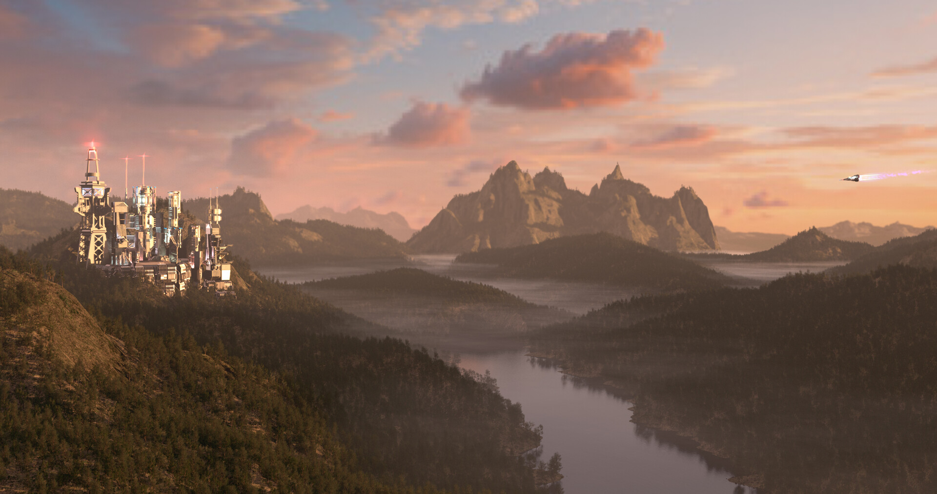 ArtStation - "Alien Civilization"