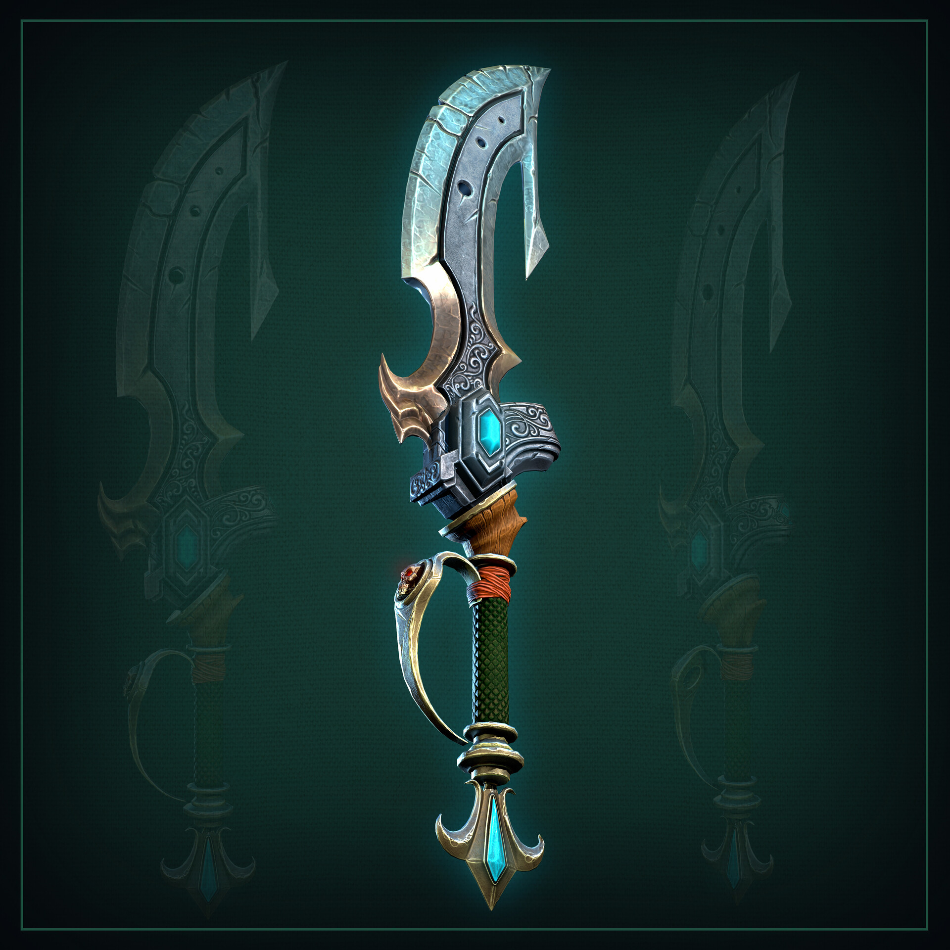 ArtStation - stylized sword