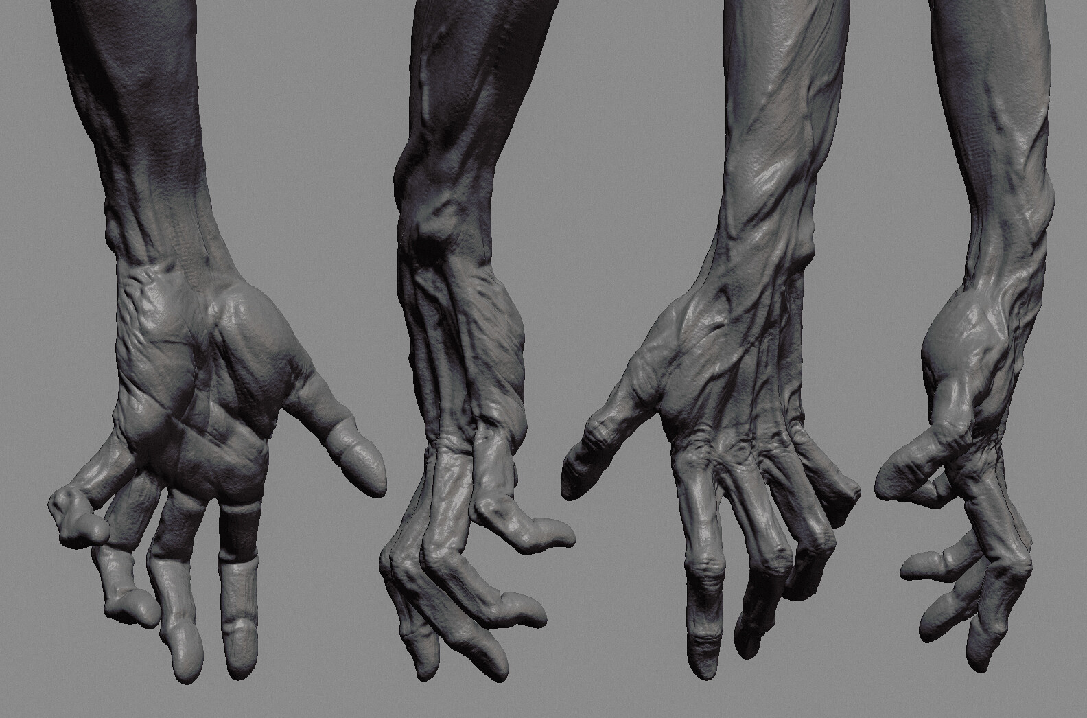 ArtStation - Hand practice