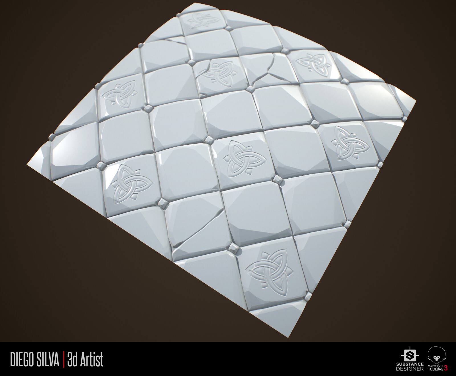 Diego Silva - Stylized Marble Tiles