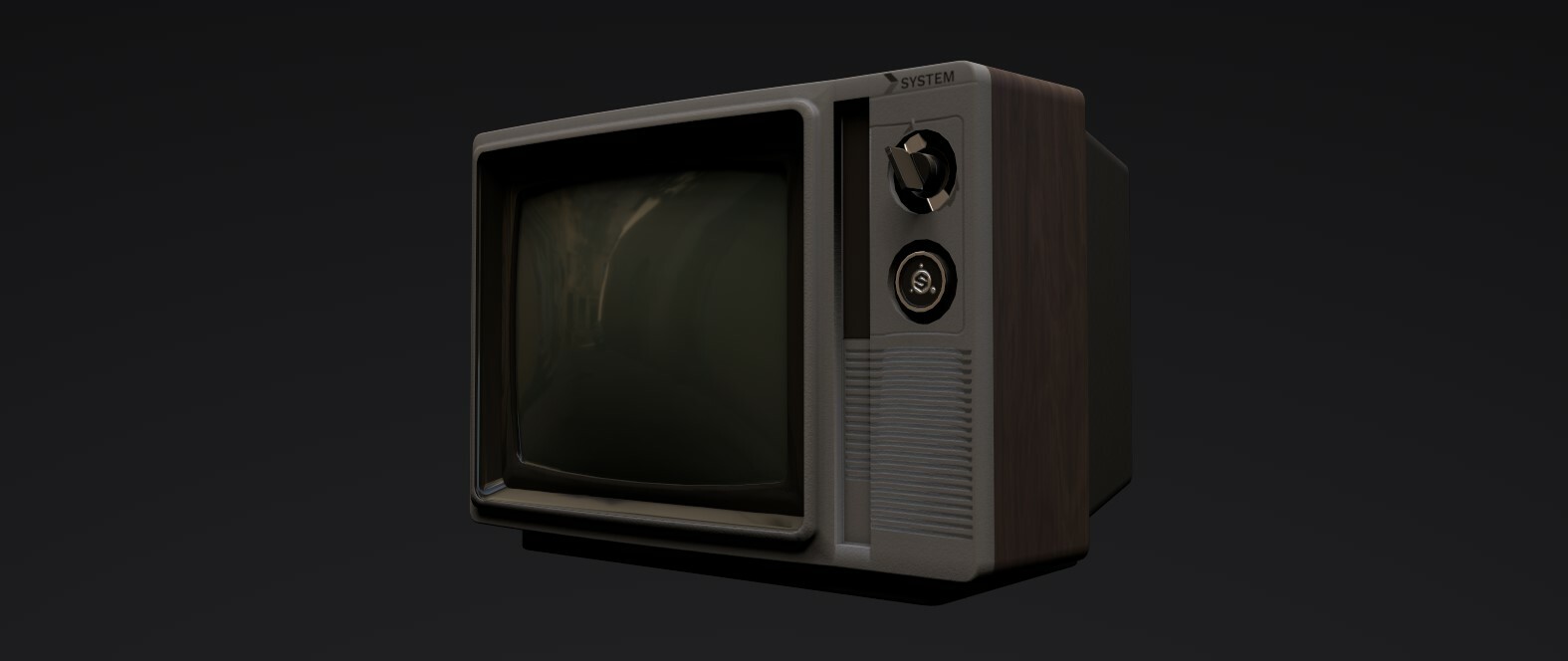 ArtStation - Retro old tv asset study