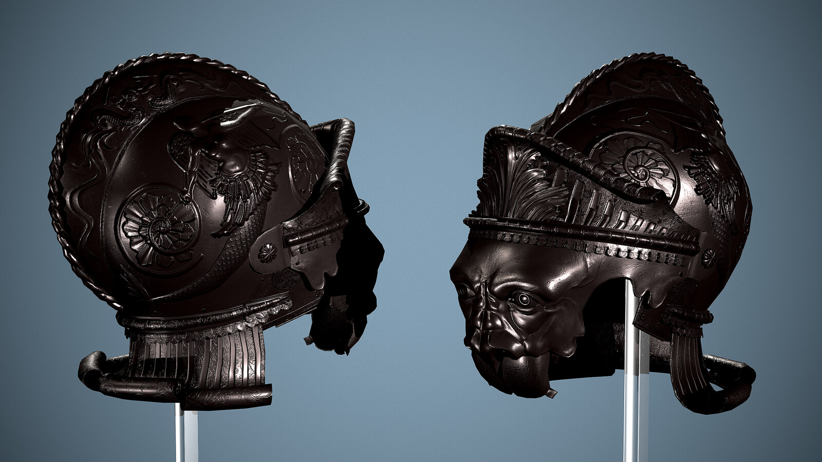 Nick Sussmilch - Nemean Lion Helmet - Filippo Negroli