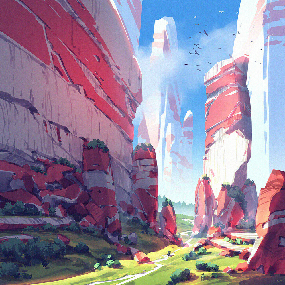 Aimé TRIBOLET - Redrocky valley