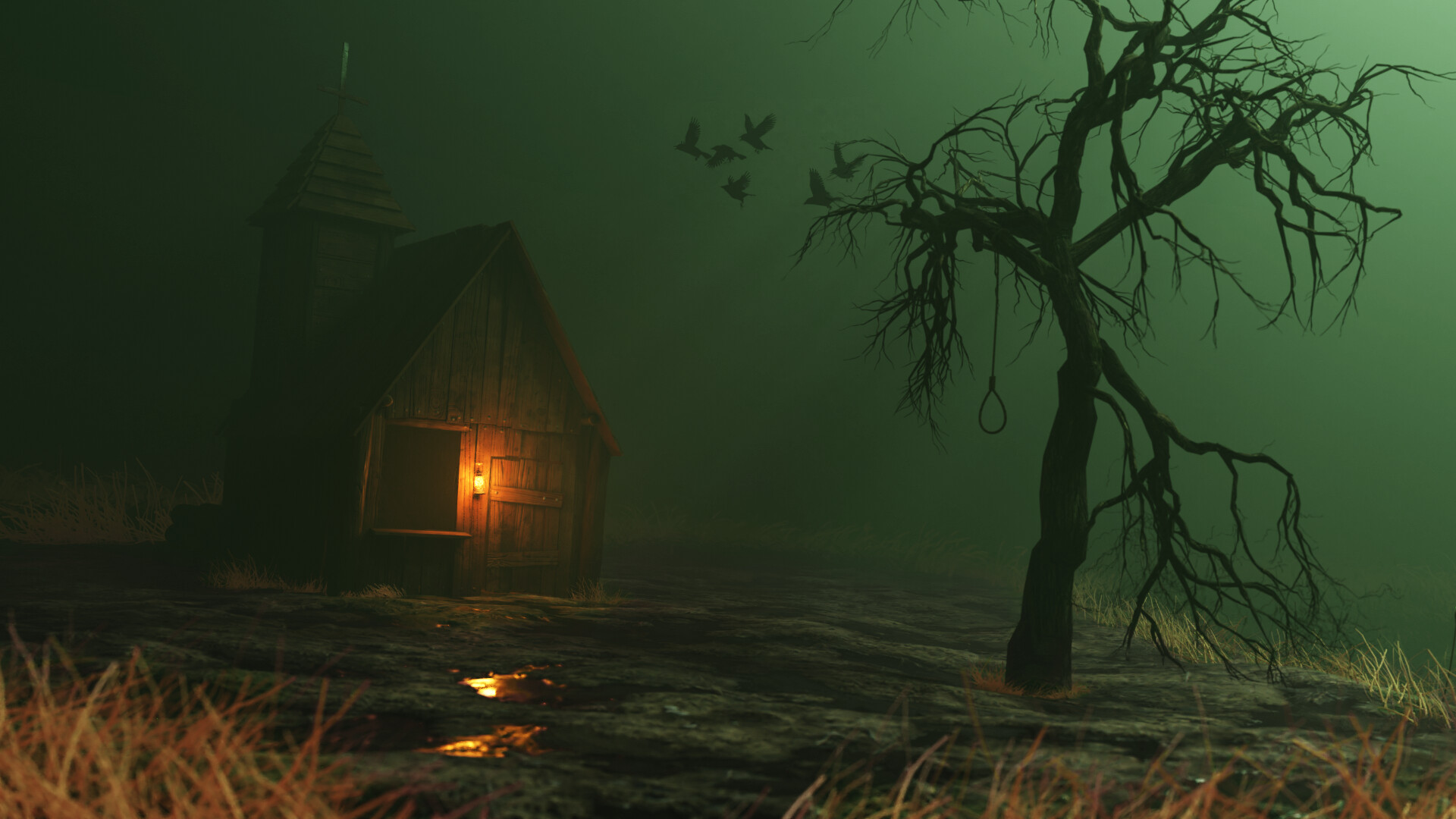 ArtStation - Raven Swamp scene