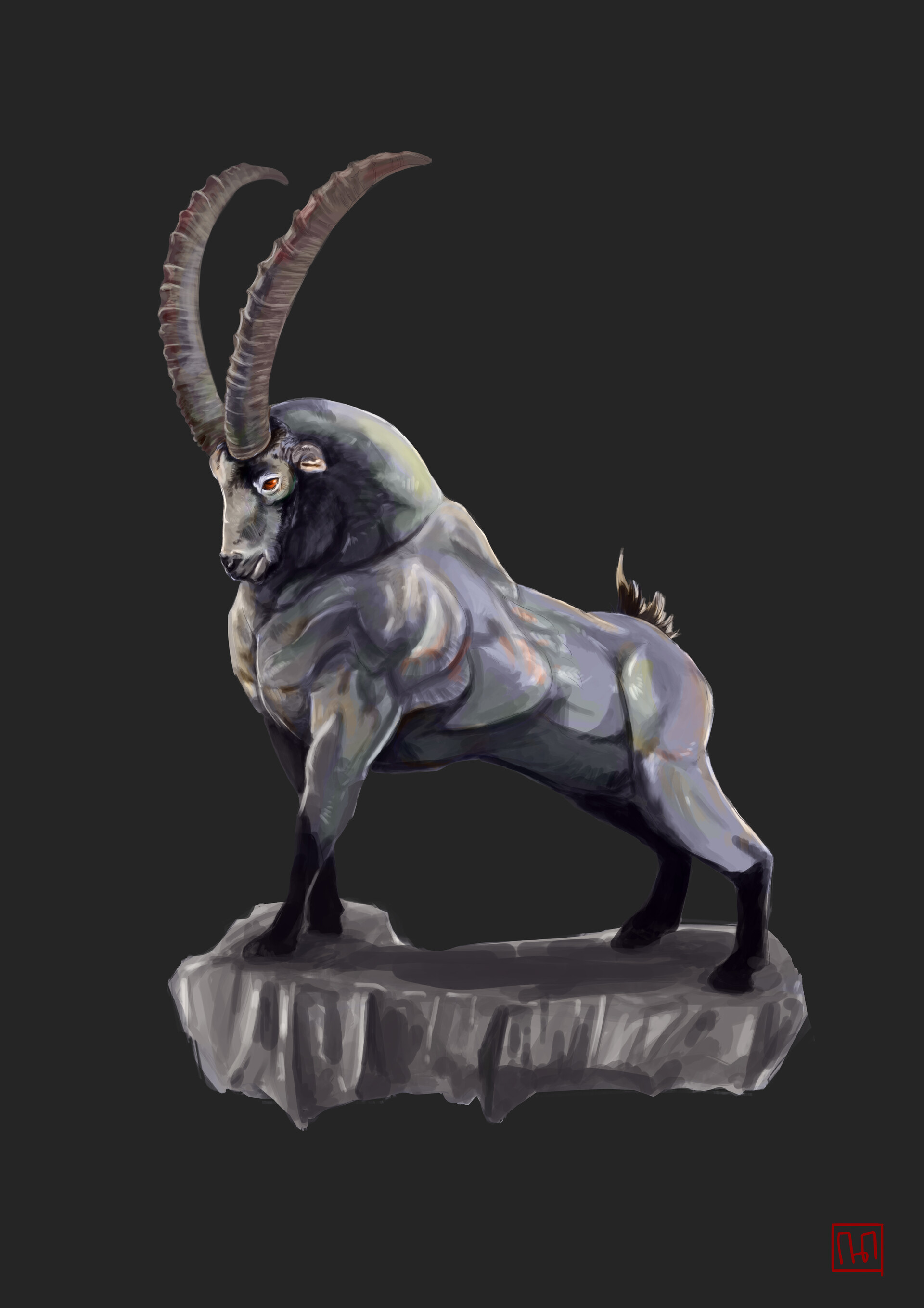 ArtStation - Muscular Ibex