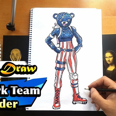 how to draw love ranger easy