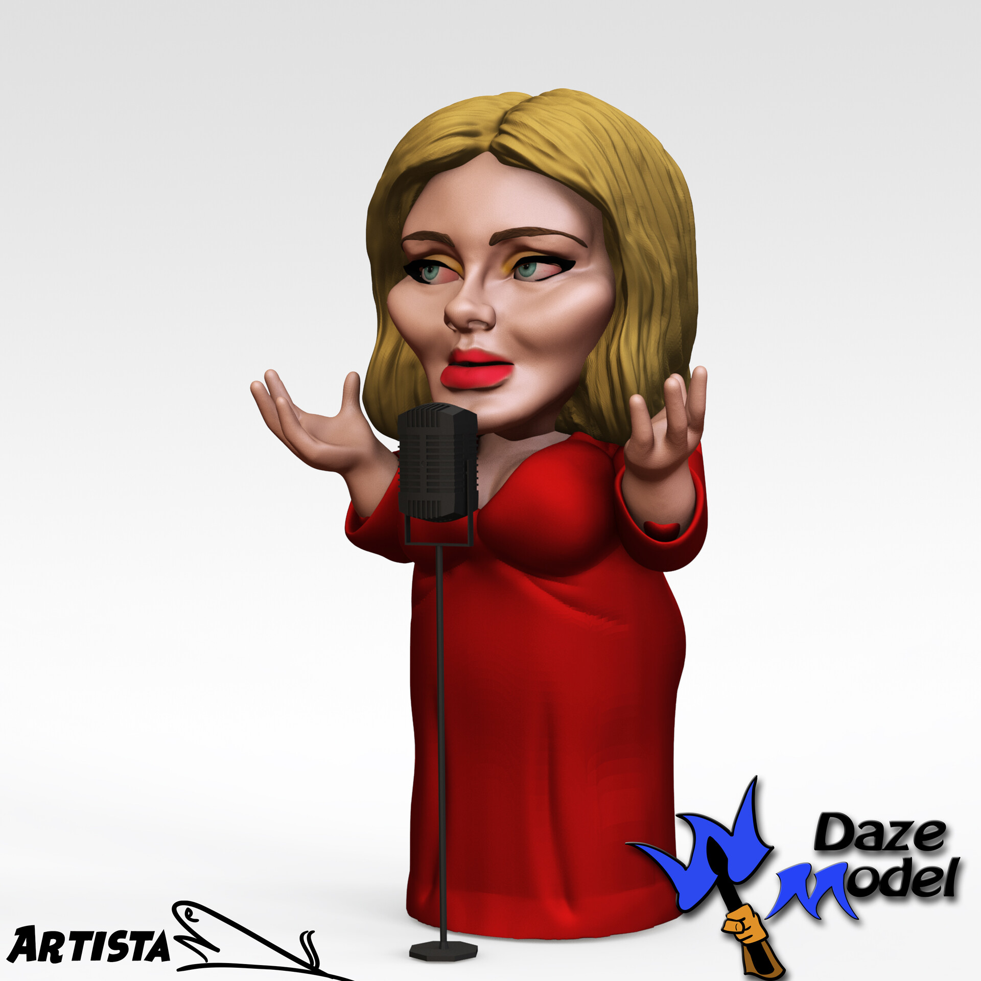 ArtStation - Caricature of Adele