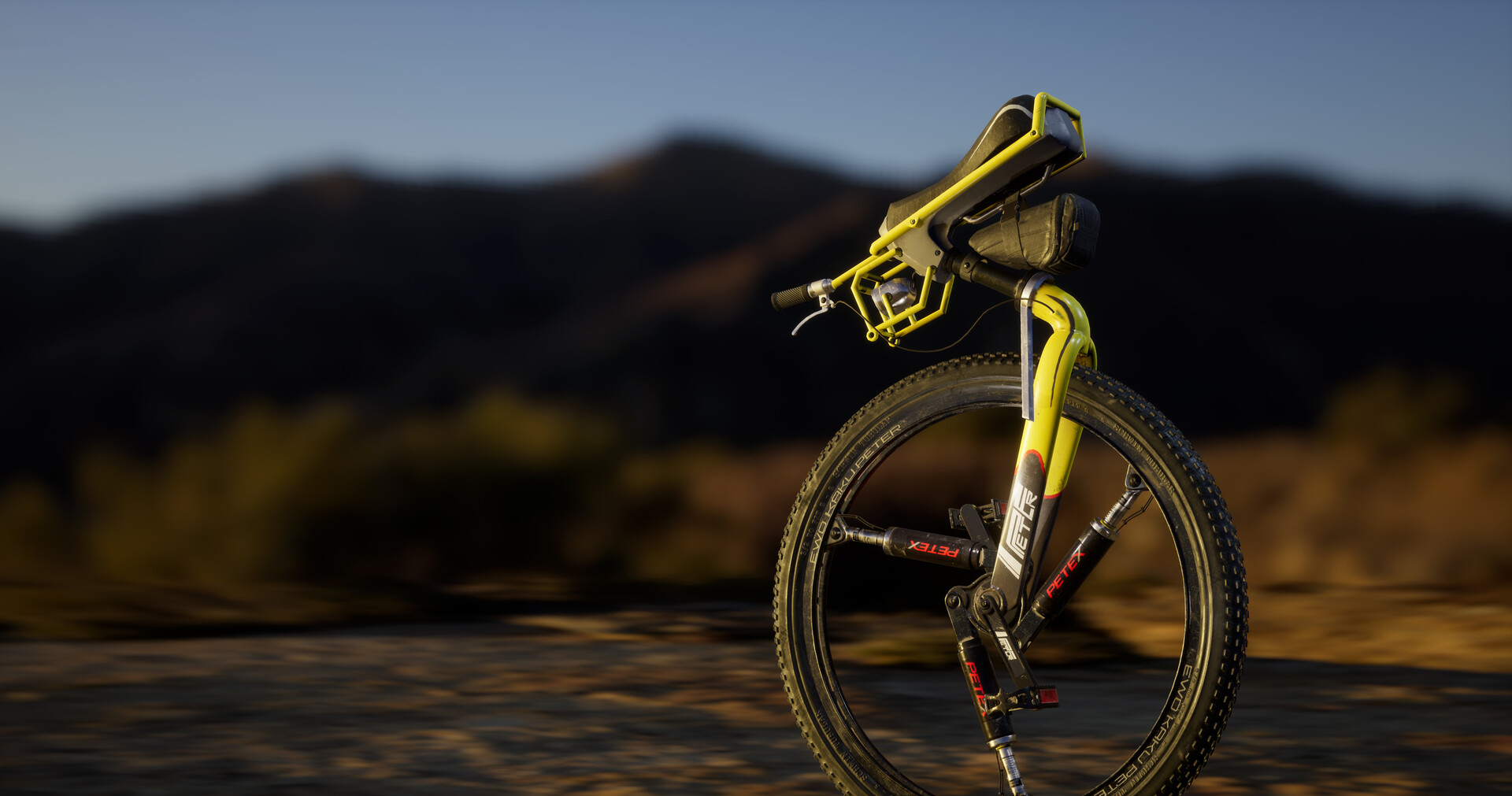 Yinuo Chen - Unicycle Gameready Prop