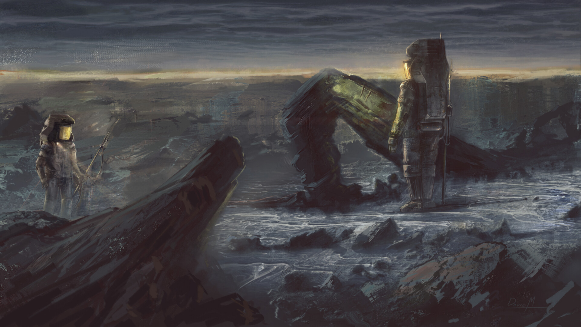 ArtStation - grey desert