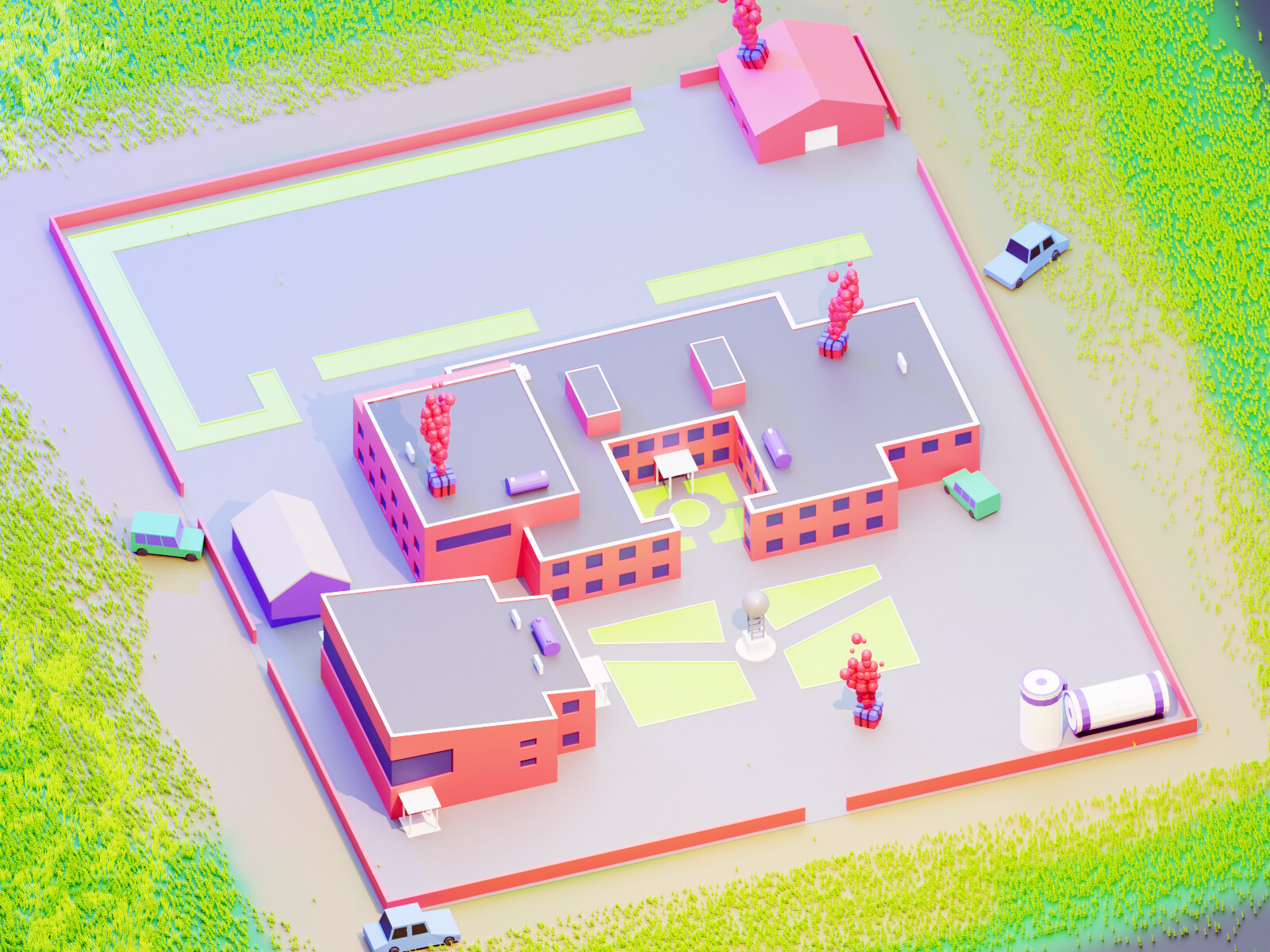 ArtStation - PUBG School