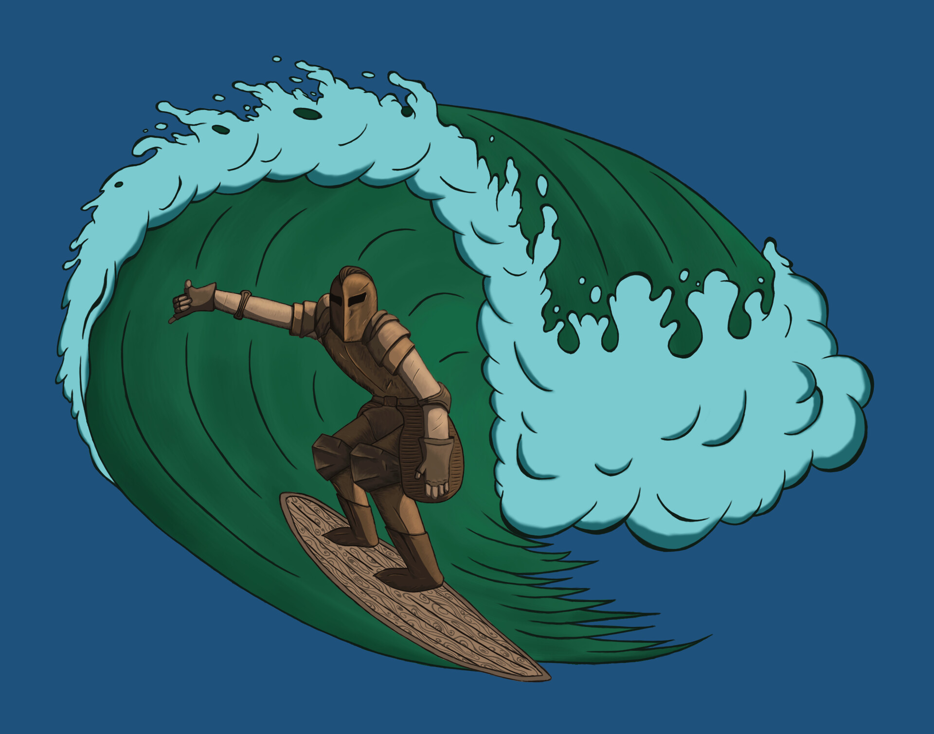 ArtStation - surfer dude