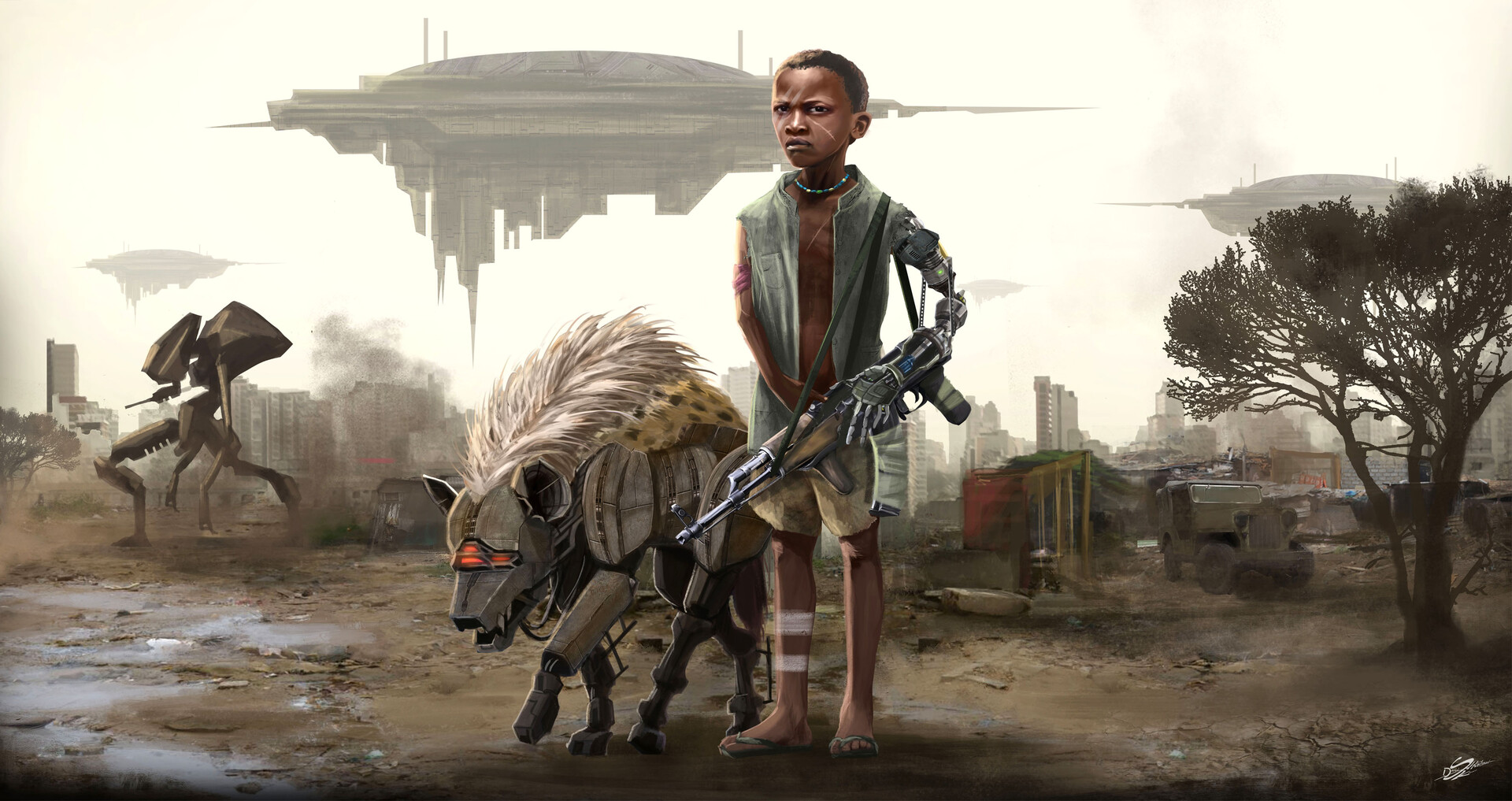 ArtStation - The child soldier