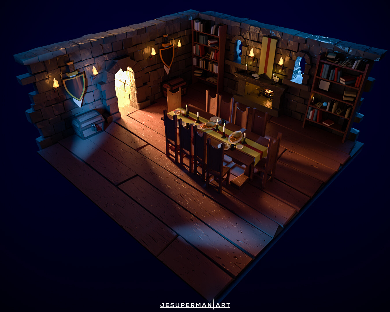 ArtStation - Medieval Room