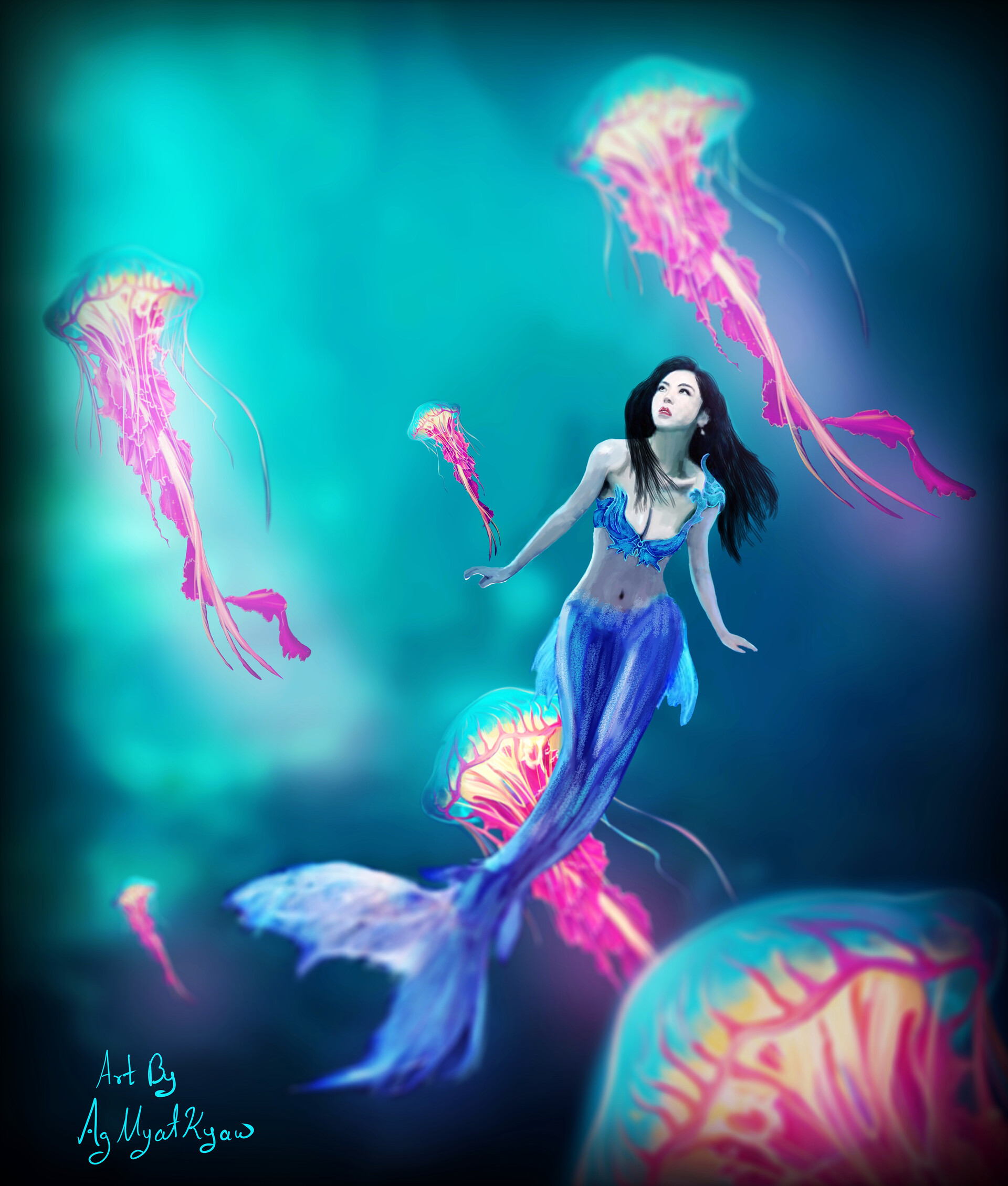 ArtStation - 💙 Mermaid 💙