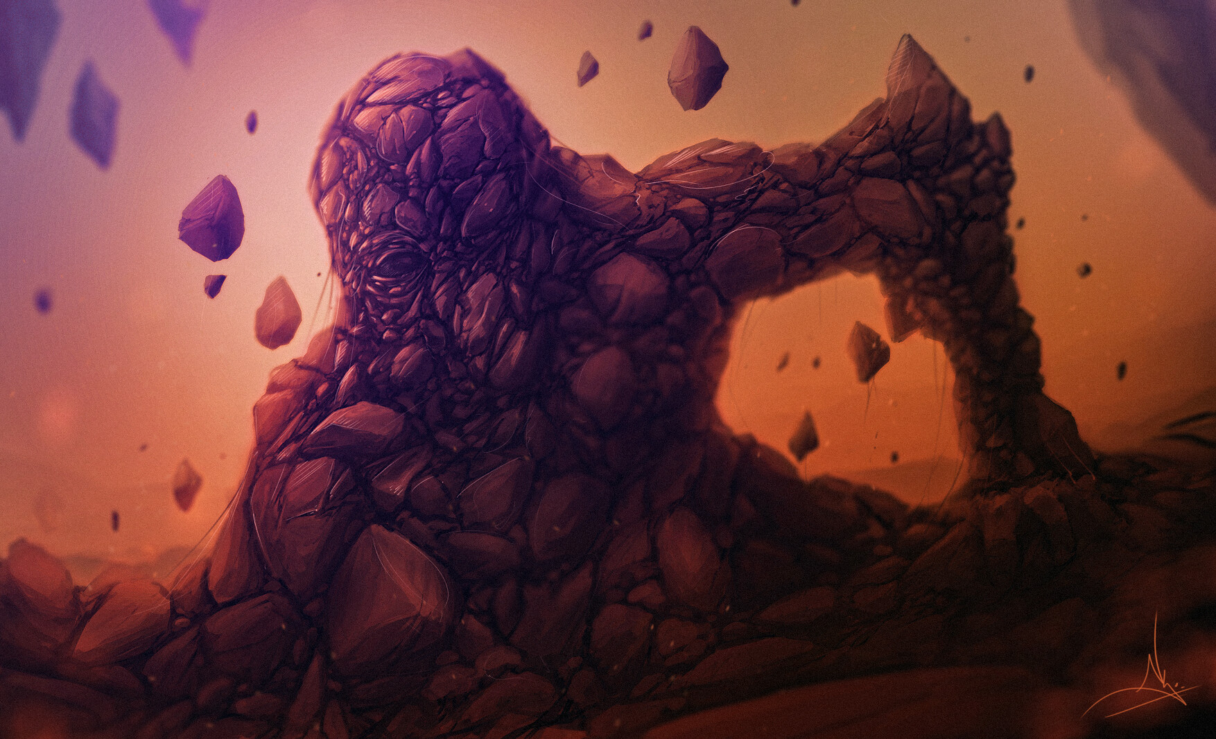 ArtStation - Rock zombie