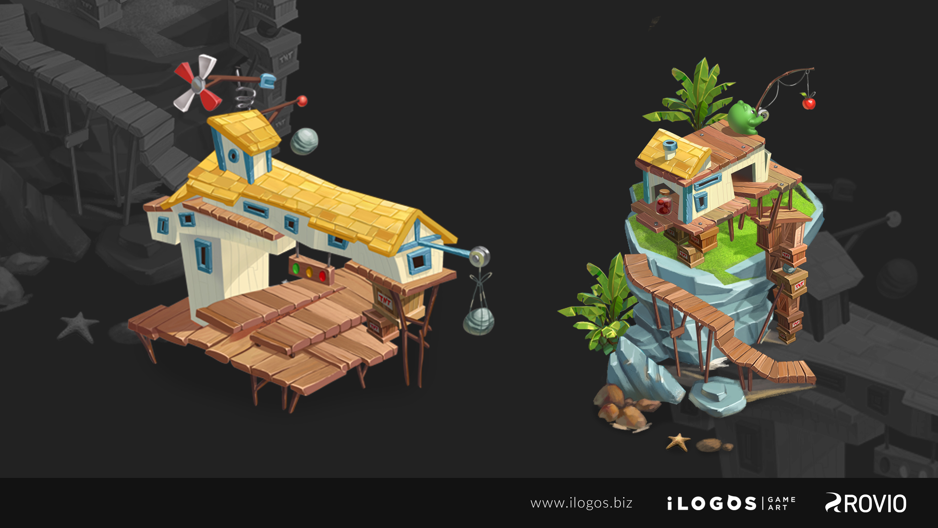 iLogos Game Studios - Characters and assets for Rovio project