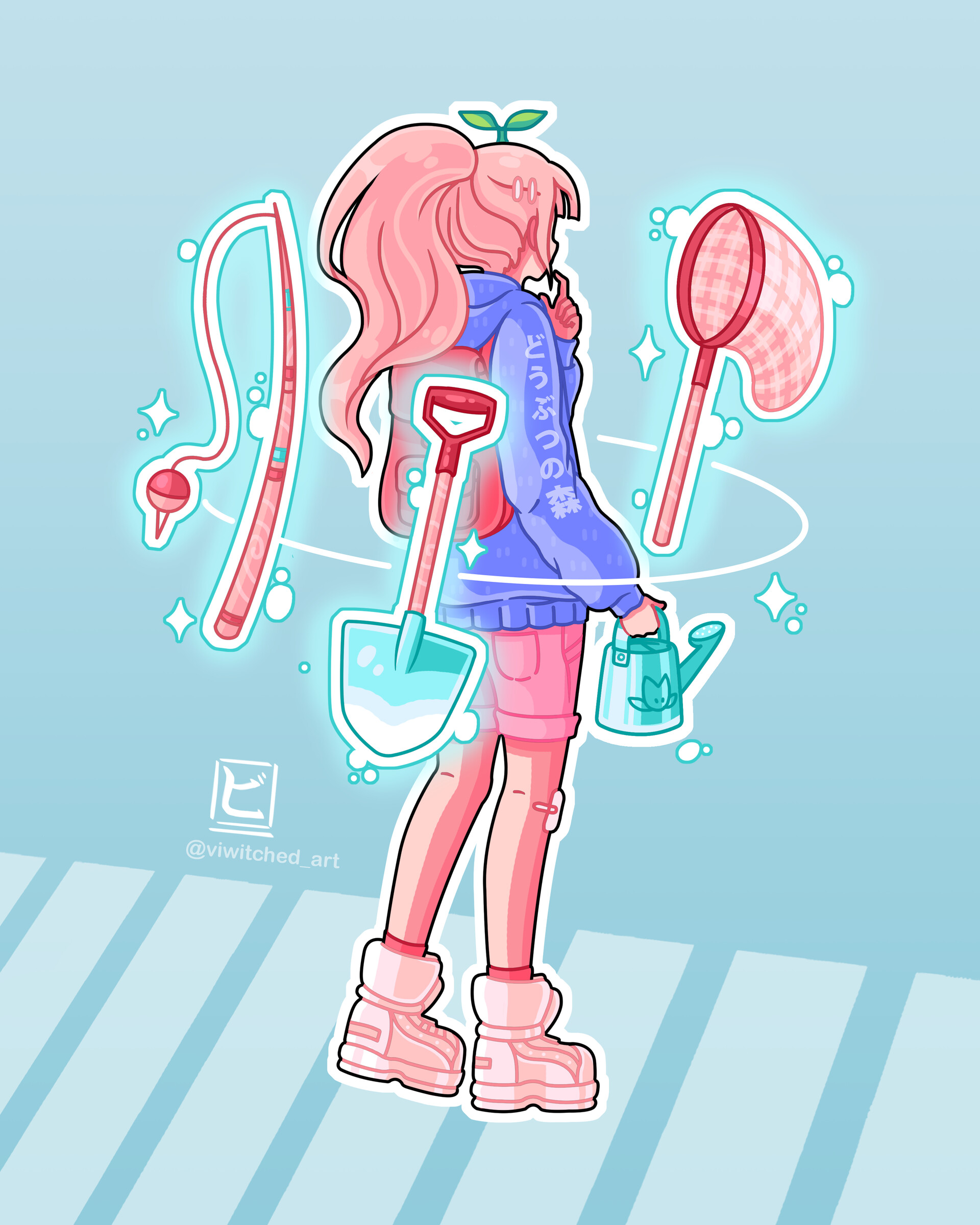 ArtStation - Lost in Japan VI x Animal Crossing