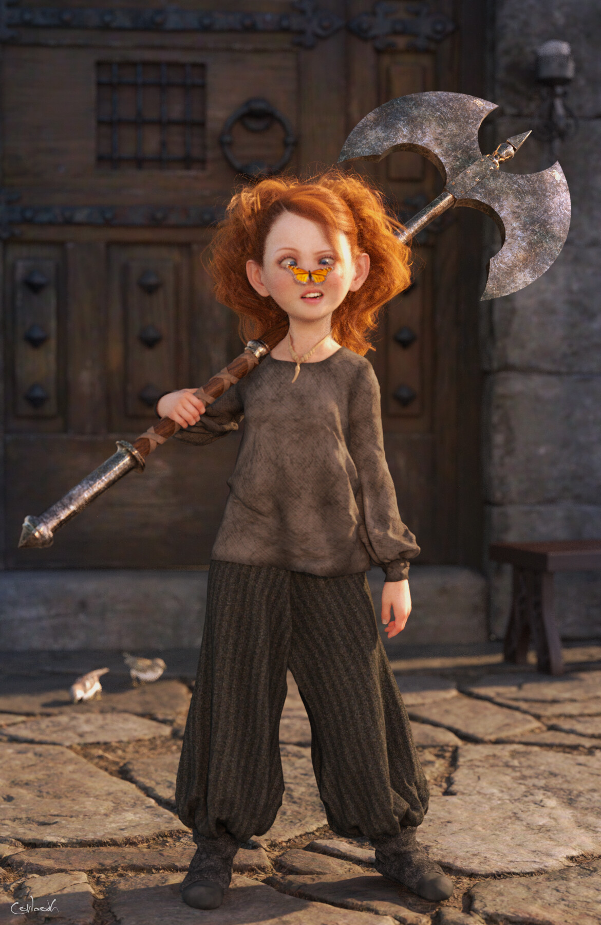 Littlest Barbarian by Lee McCall : r/ImaginaryChild
