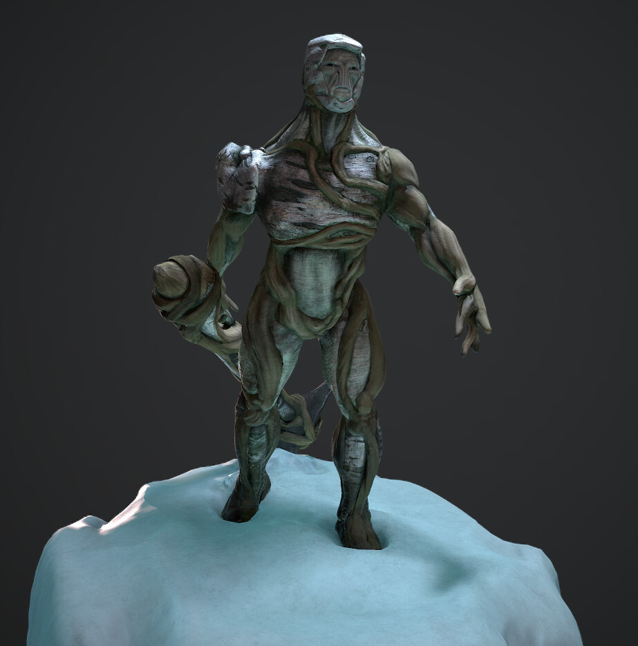 Steve Davila - Snowy Birch Warrior