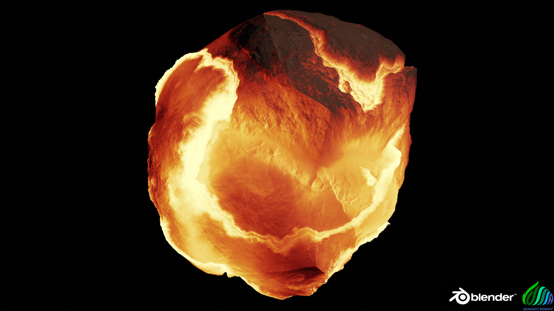 ArtStation - Procedural Lava Shader