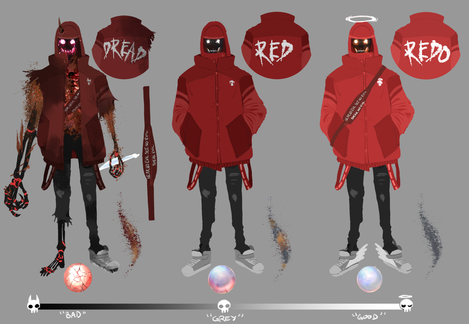 Eleanor Palmer - Oasis - "Red" Reference sheet