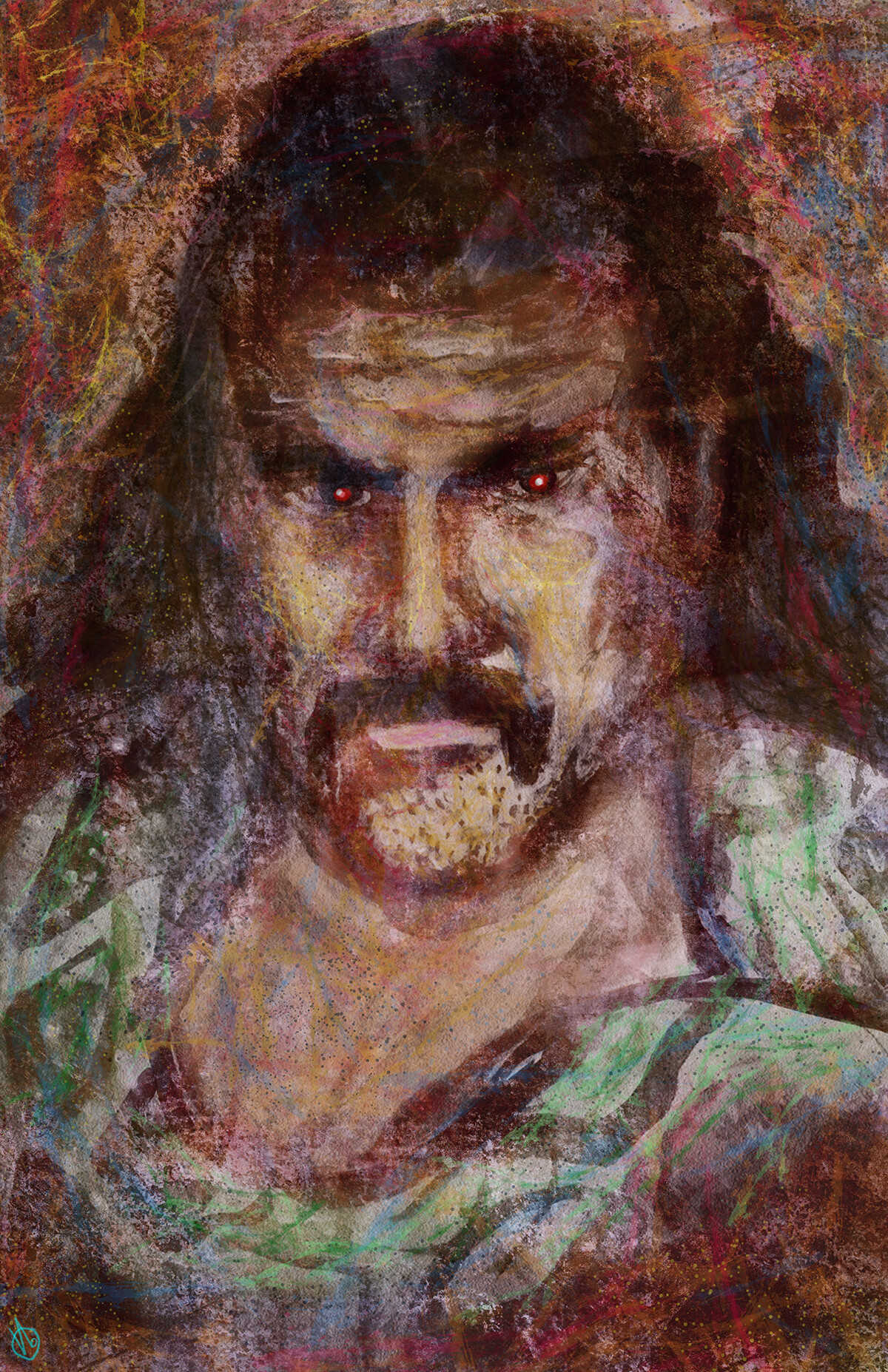 ArtStation - Jake The Snake Roberts