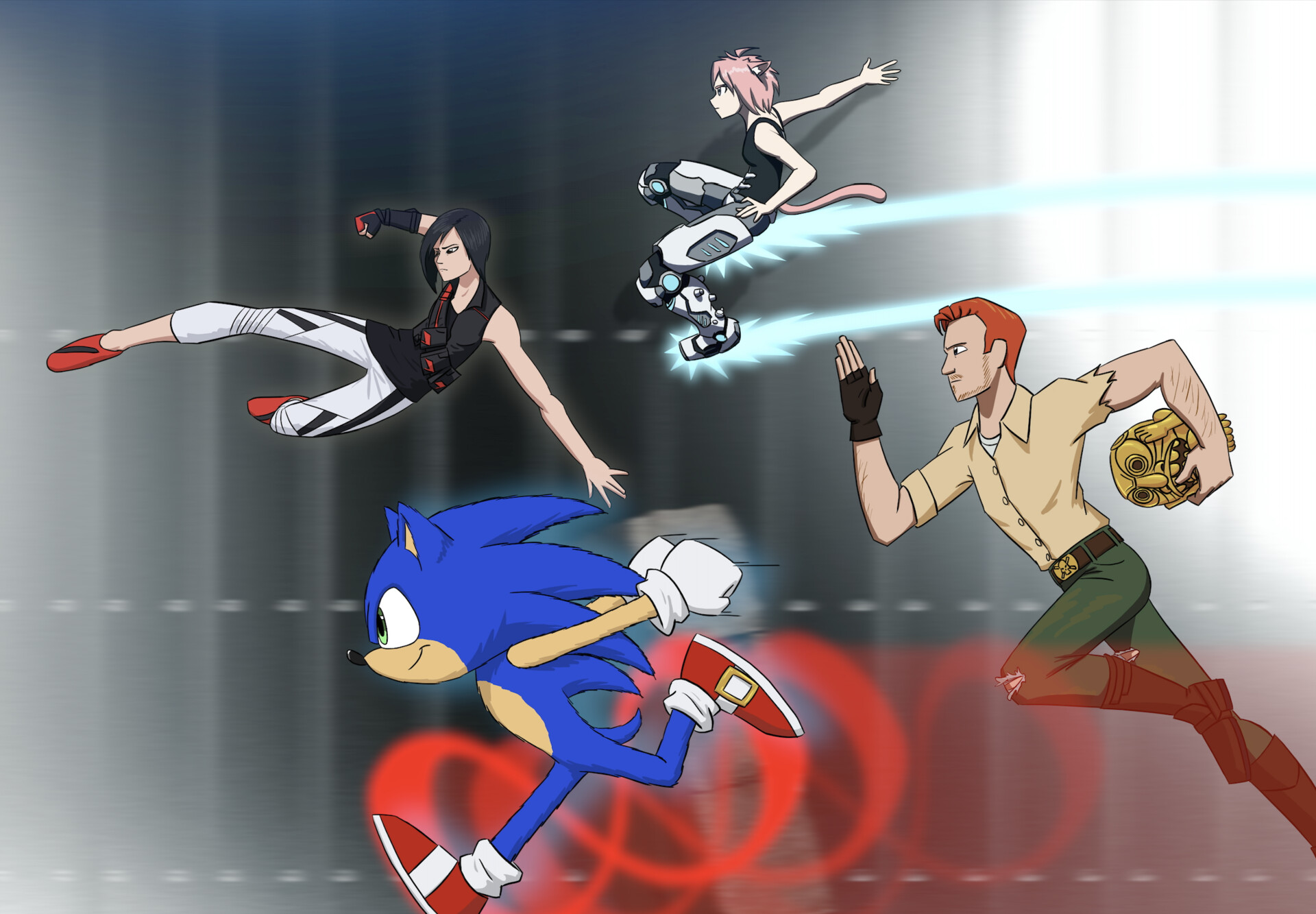 ArtStation - Gaming Runners Tribute