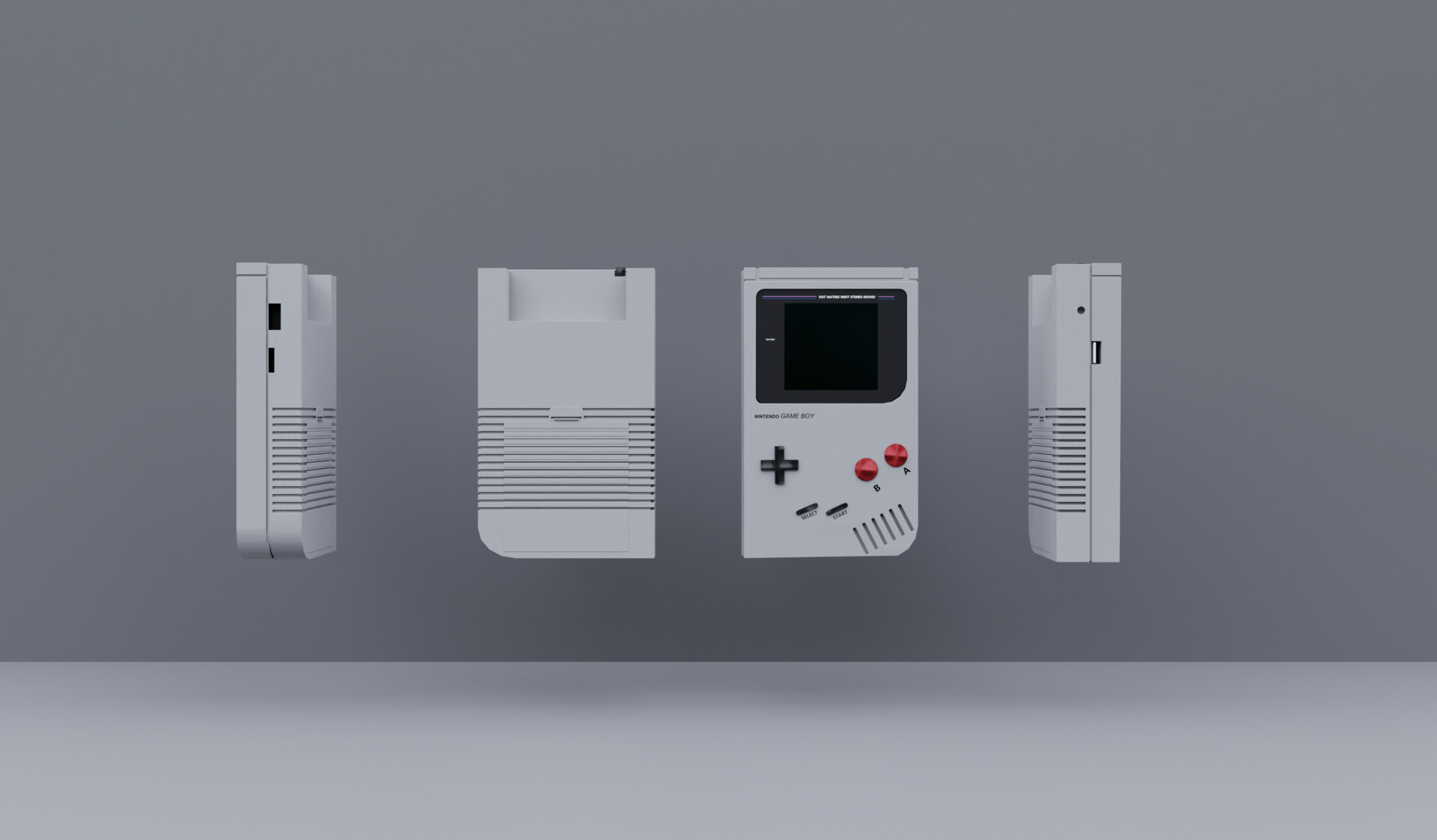 ArtStation - Game Boy Classique avec Blender