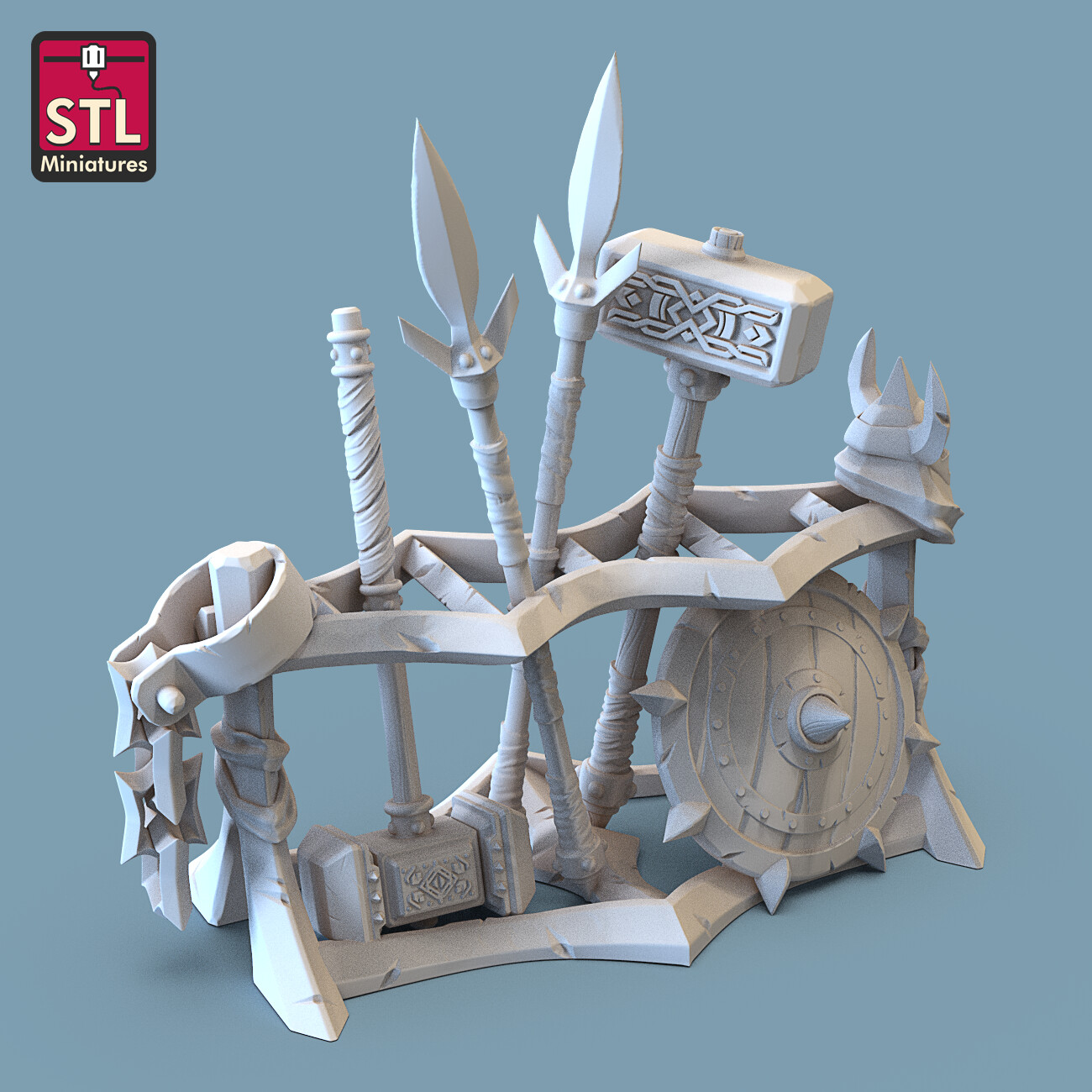 ArtStation - Weapon Rack