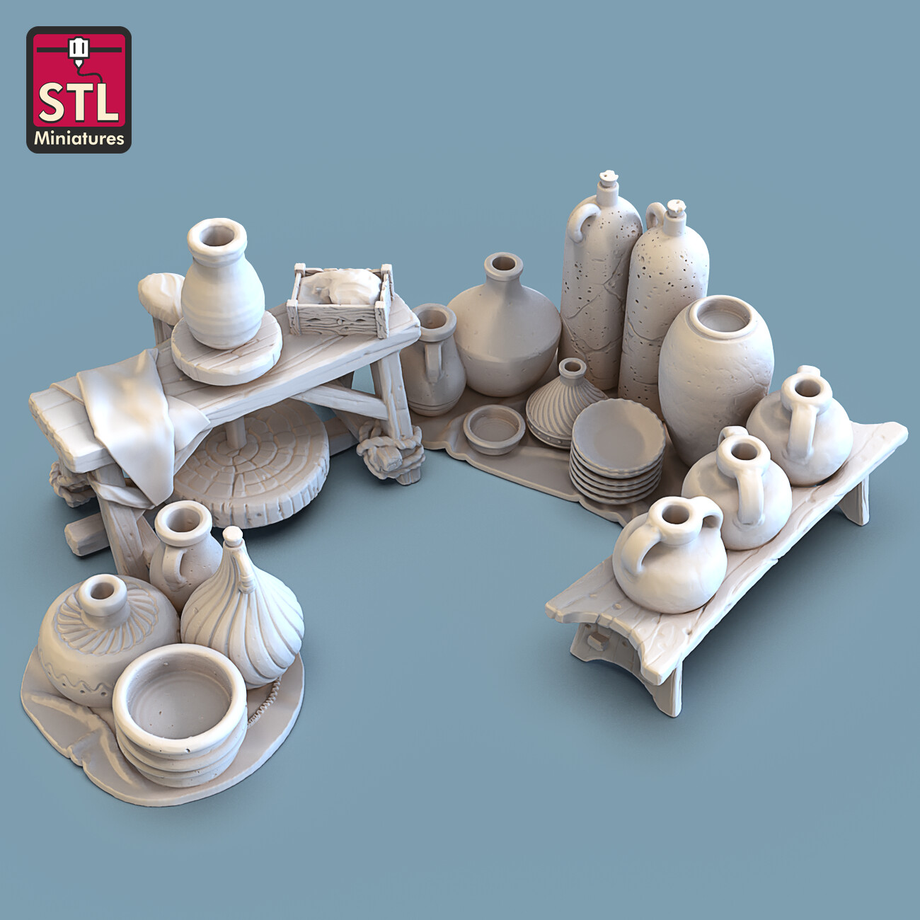 ArtStation - Pottery Props