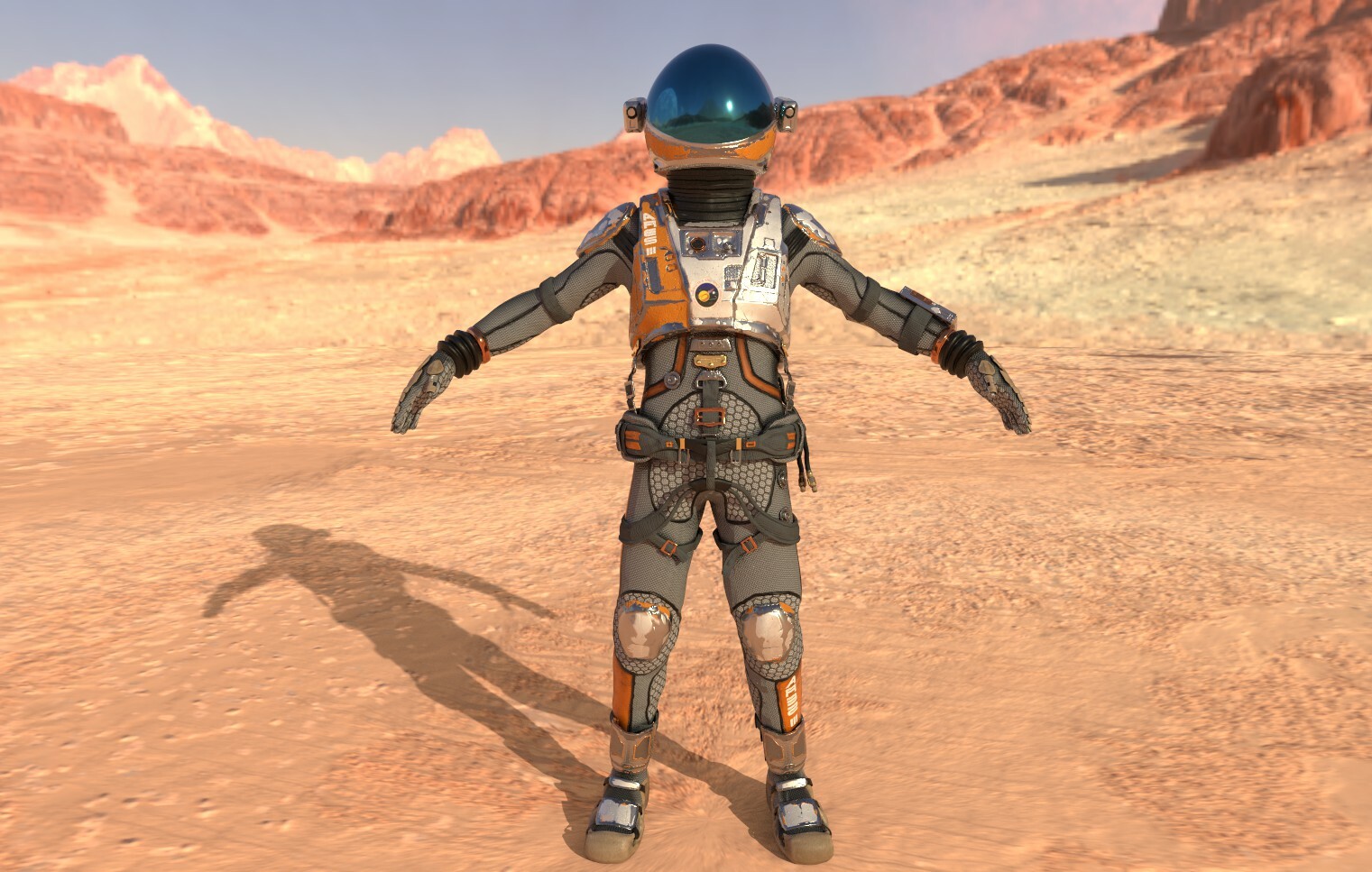 Mars Space Suit Helmet