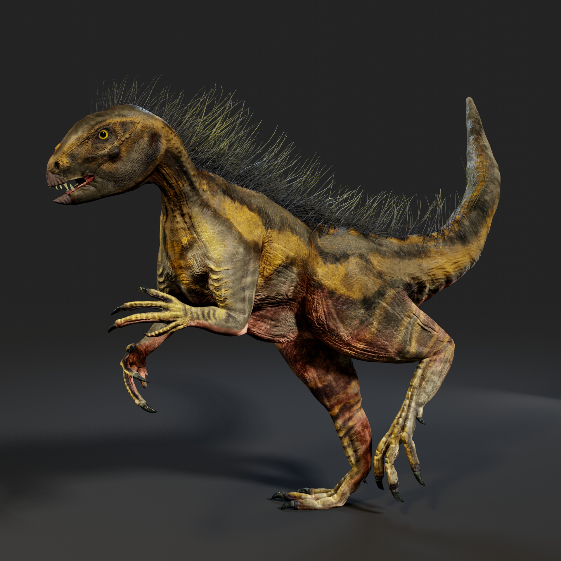 ArtStation - Heterodontosaurus Game Asset