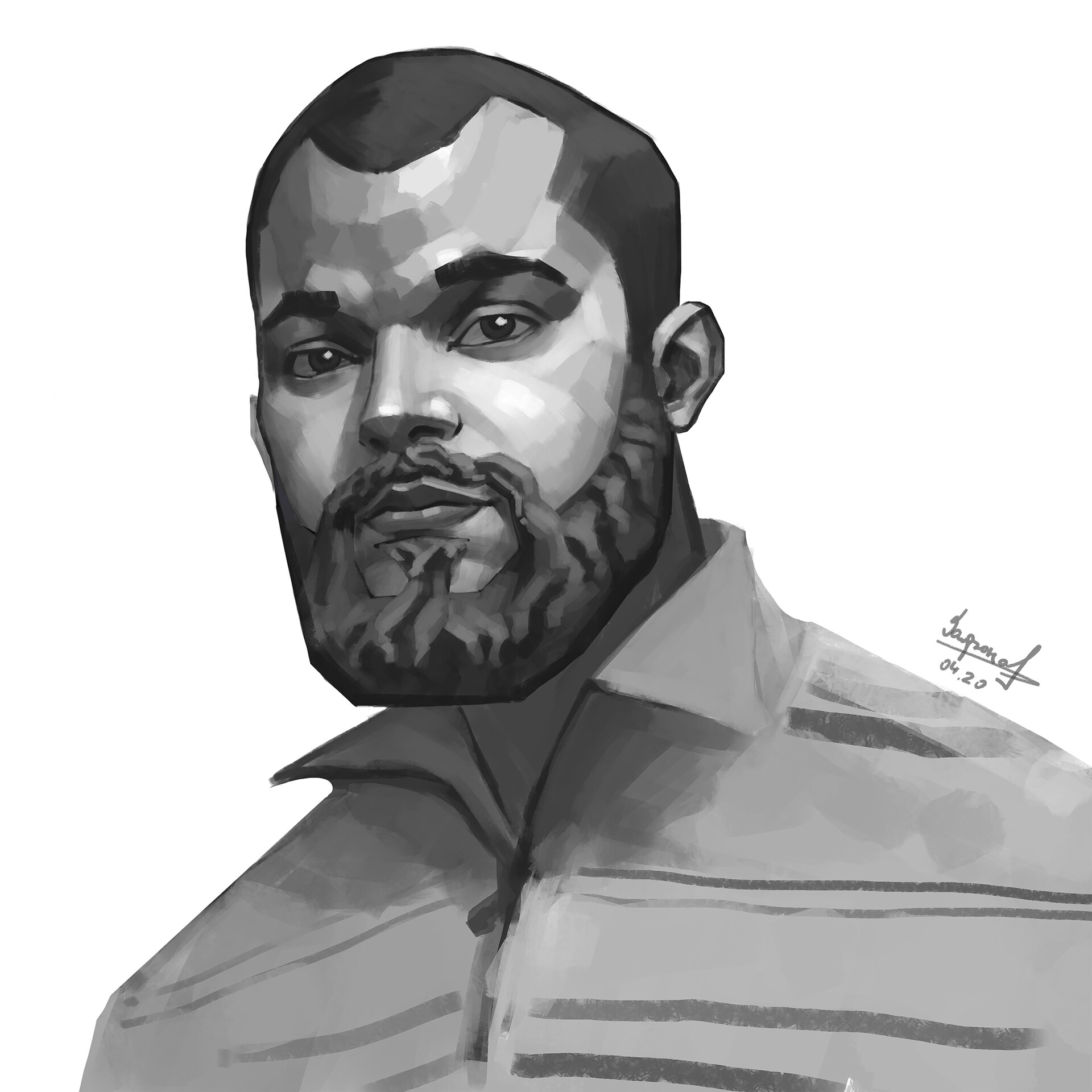 ArtStation - Friend portrait